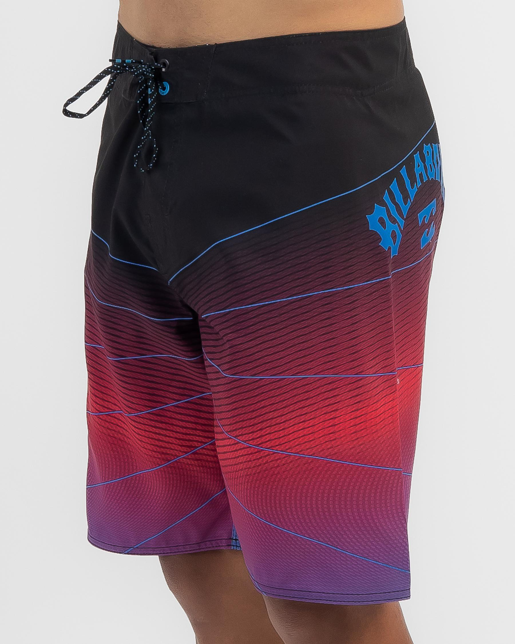 Shop Billabong Volts OG Board Shorts In Neo Red - Fast Shipping & Easy ...