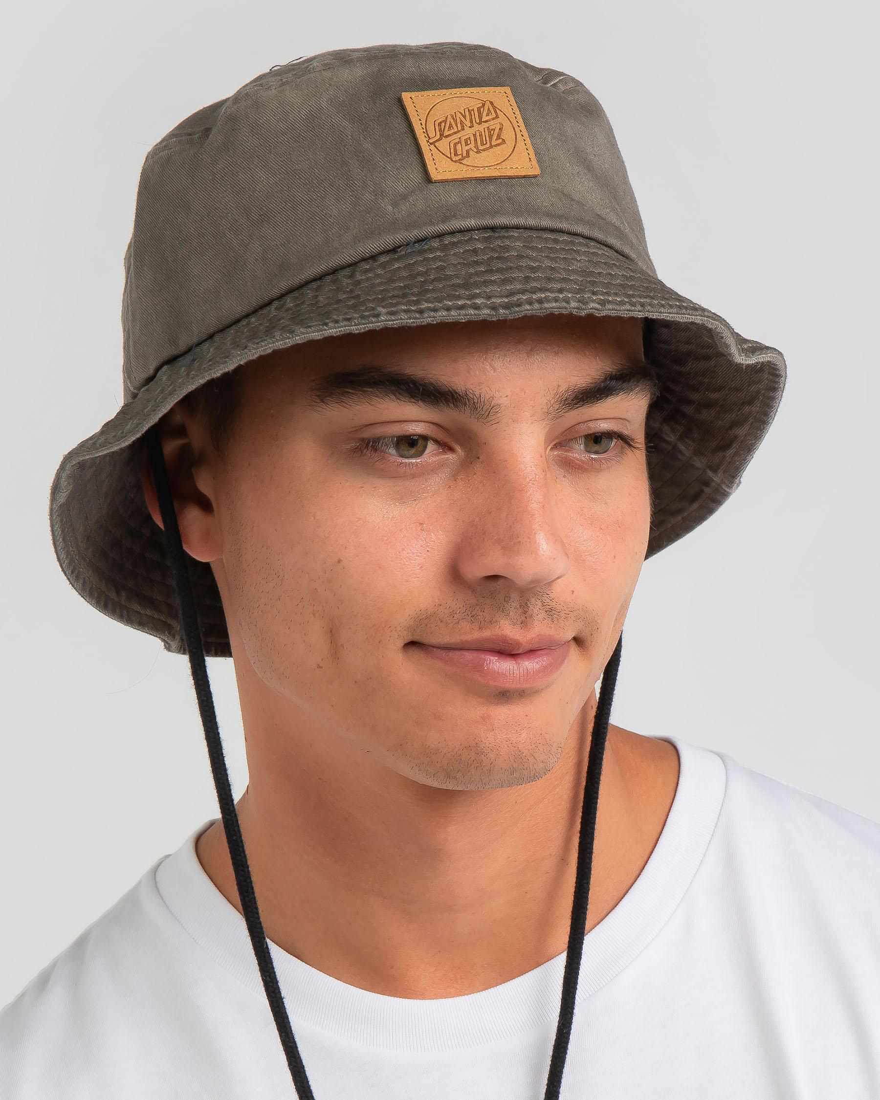 Shop Santa Cruz Pitch Bucket Hat In Acid Black - Fast Shipping & Easy ...