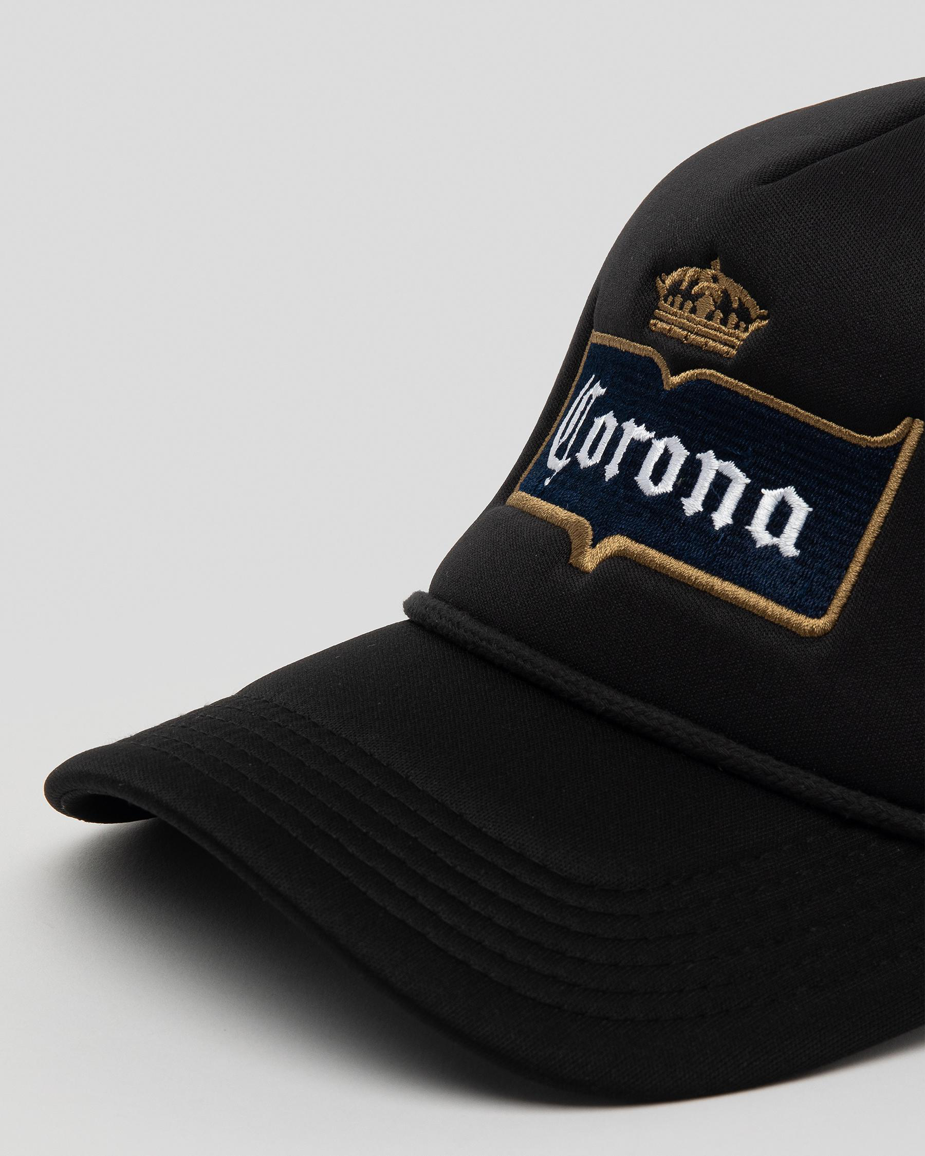Shop Kustom Corona Scroll Trucker Cap In Black - Fast Shipping & Easy ...