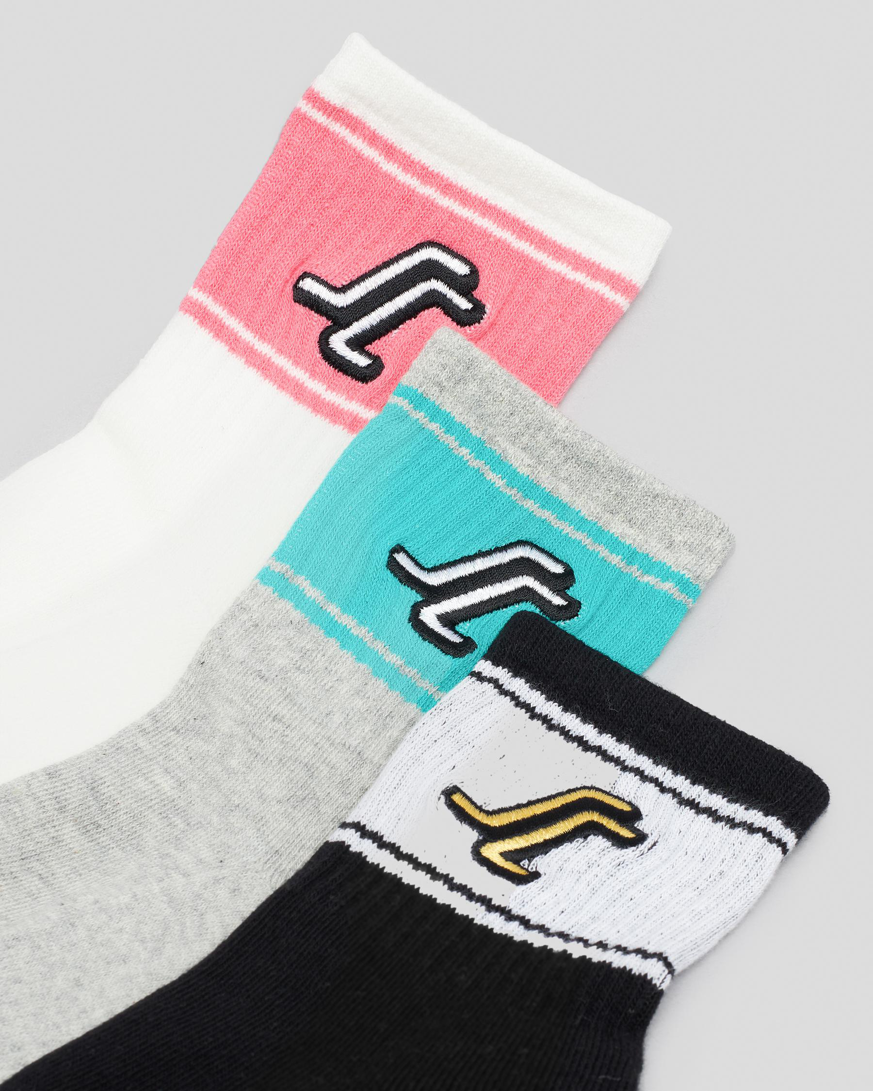 Shop Santa Cruz Girls' OG SC Sock Pack In Multi - Fast Shipping & Easy ...