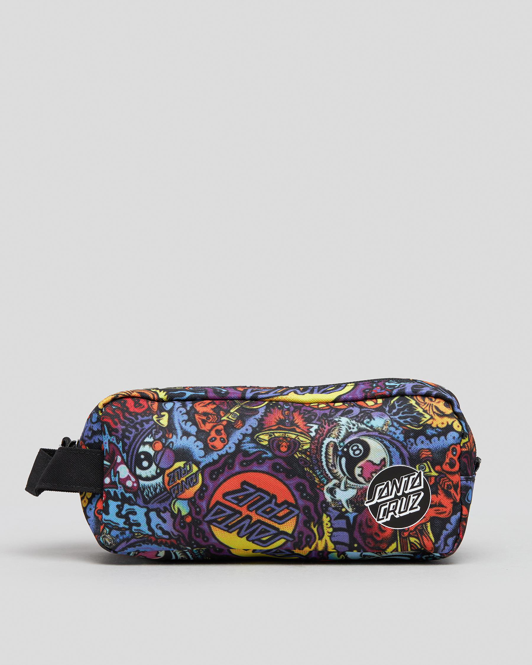 Shop Santa Cruz Winkowski Dope Planet Pencil Case In Purple - Fast ...