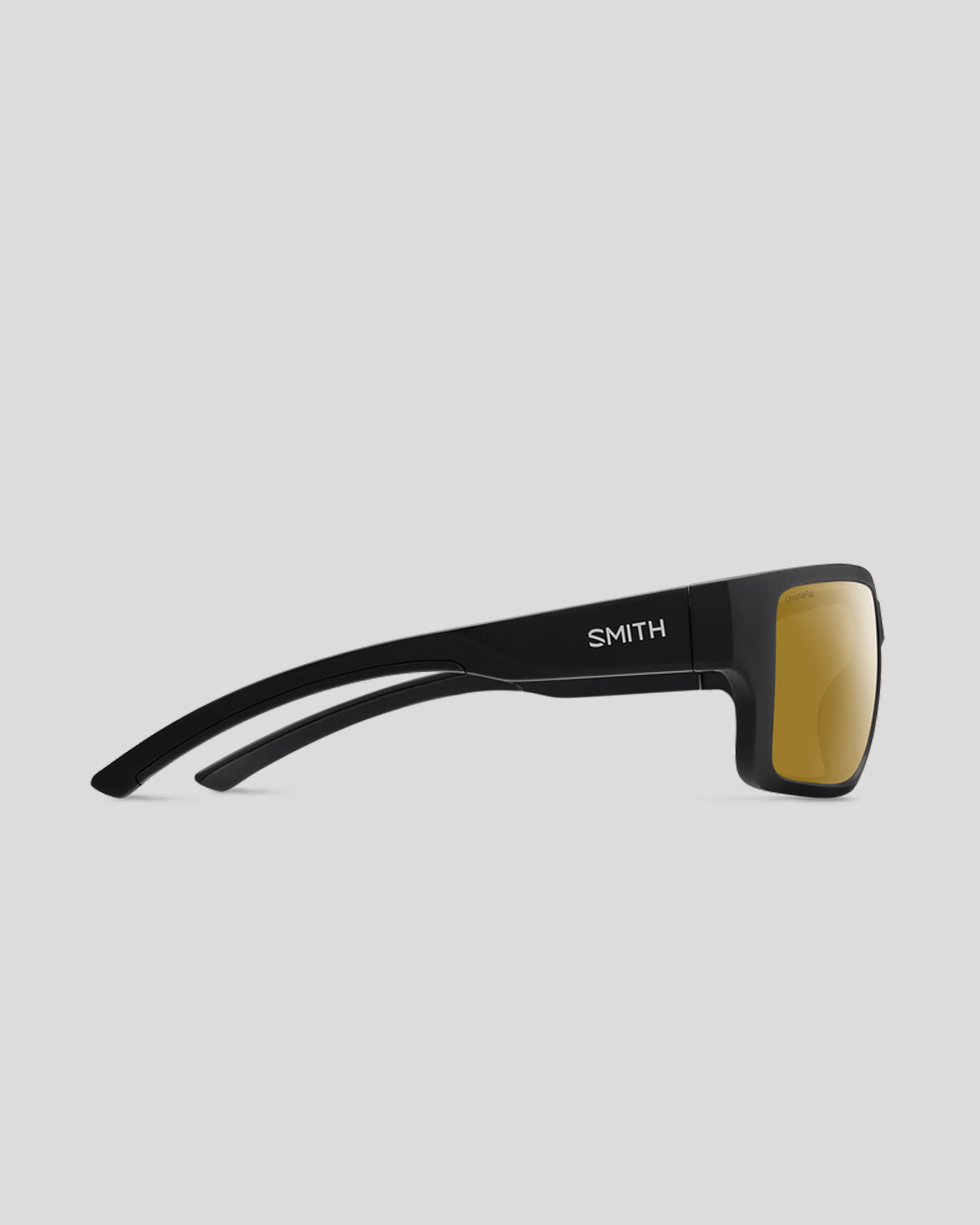 Shop Smith Optics Outback Polarised Sunglasses In Matte Black - Fast ...