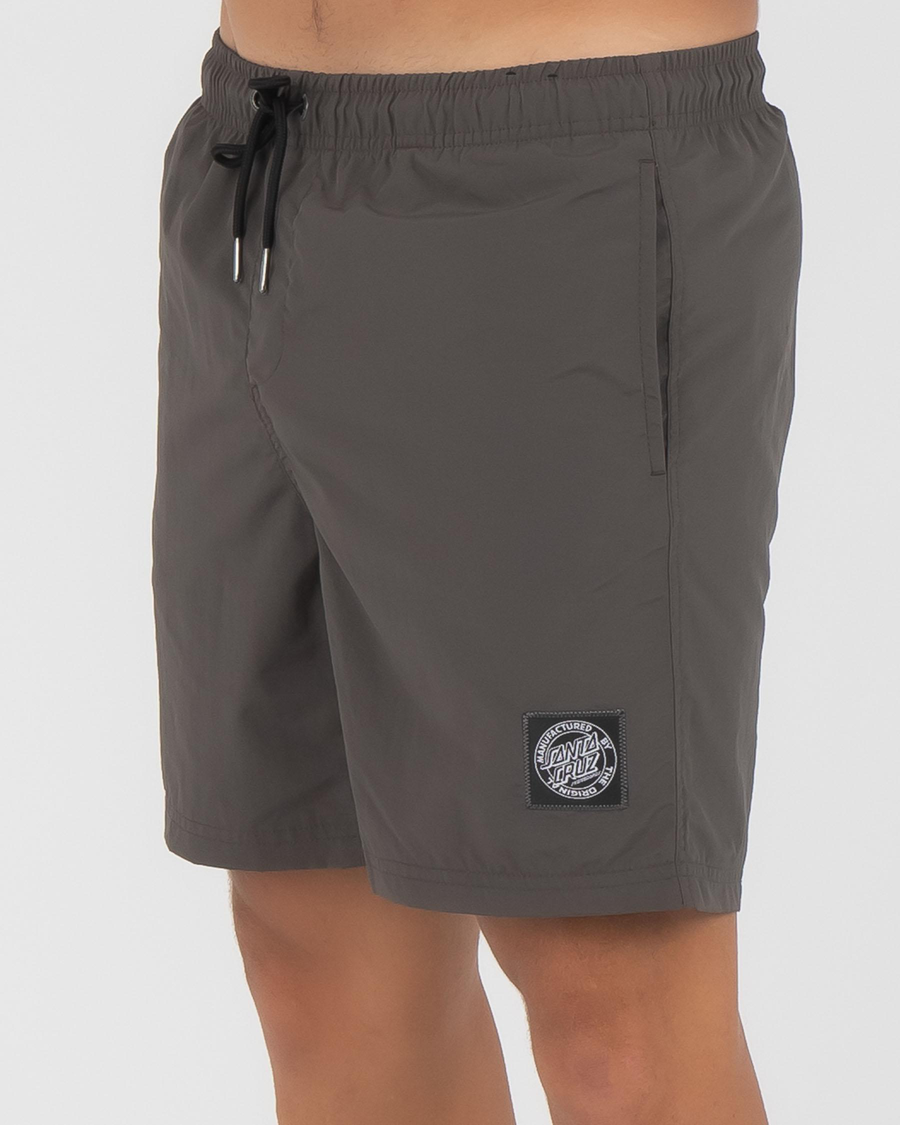 Shop Santa Cruz Cruizier Reactive Shorts In Black - Fast Shipping ...