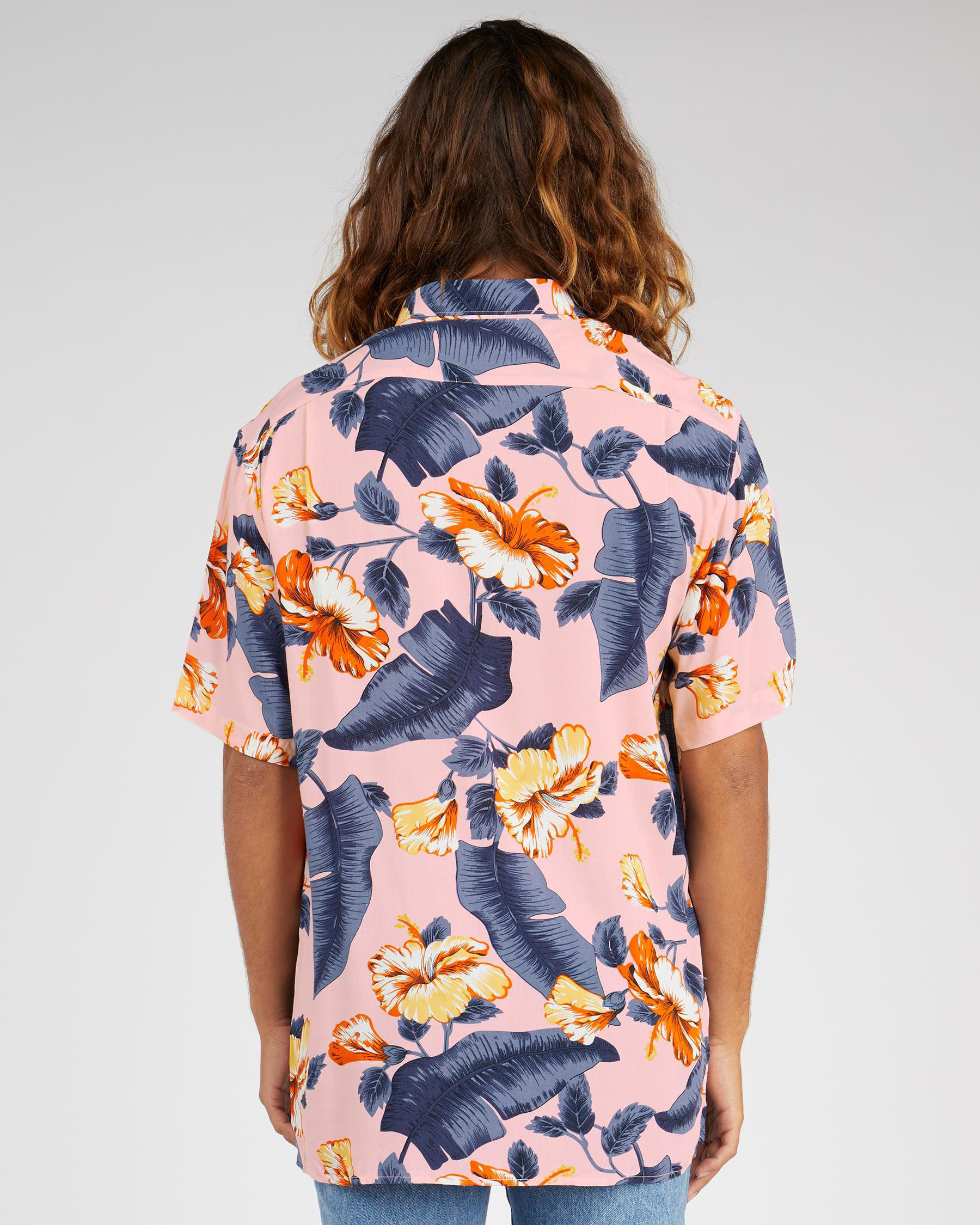 Shop Academy Brand Sycamore Short Sleeve Shirt In Pink - Fast Shipping ...