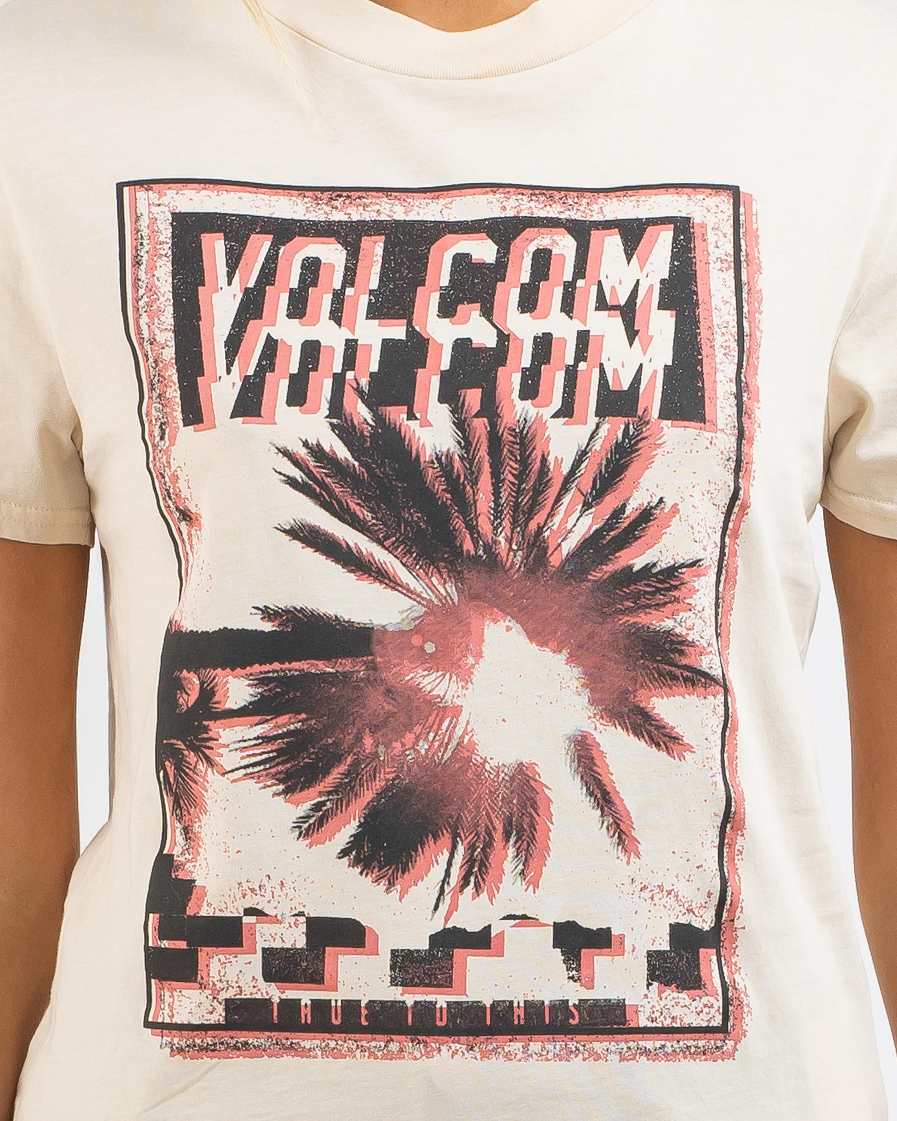 Shop Volcom Coco BF T-Shirt In Sand - Fast Shipping & Easy Returns ...