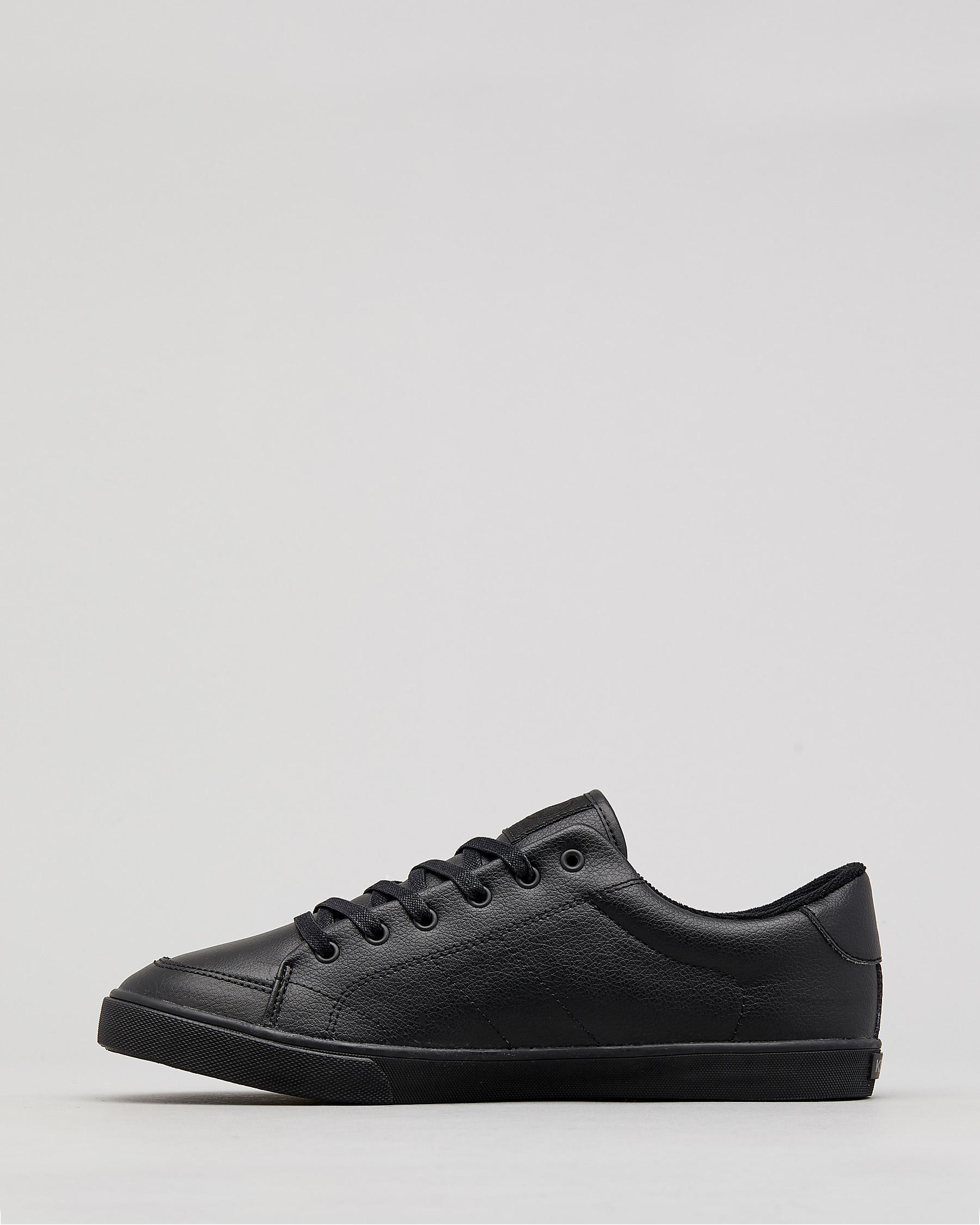 Shop Kustom Kramer Shoes In Black Leather - Fast Shipping & Easy ...