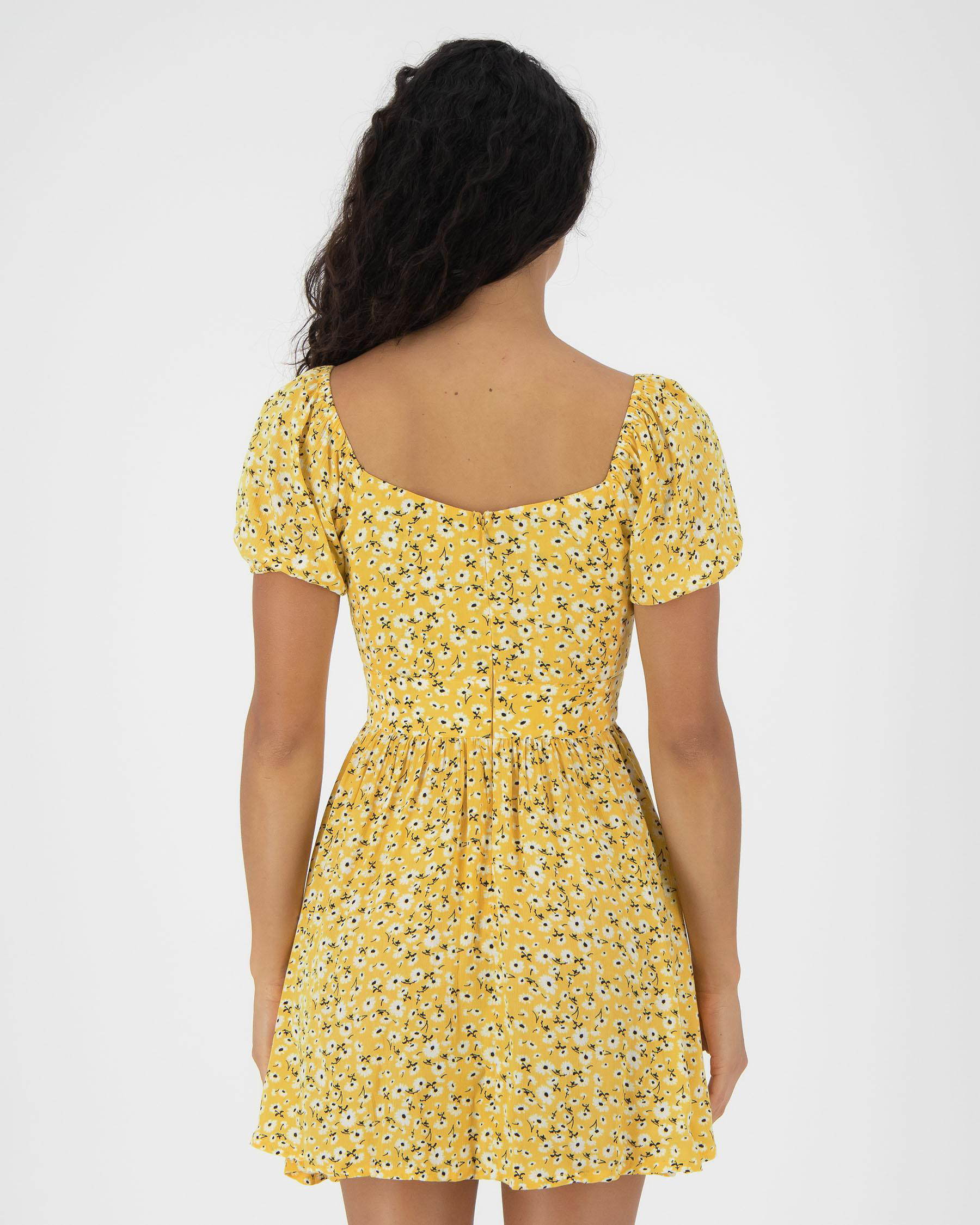 Shop Mooloola Tristy Dress In Yellow/black - Fast Shipping & Easy ...
