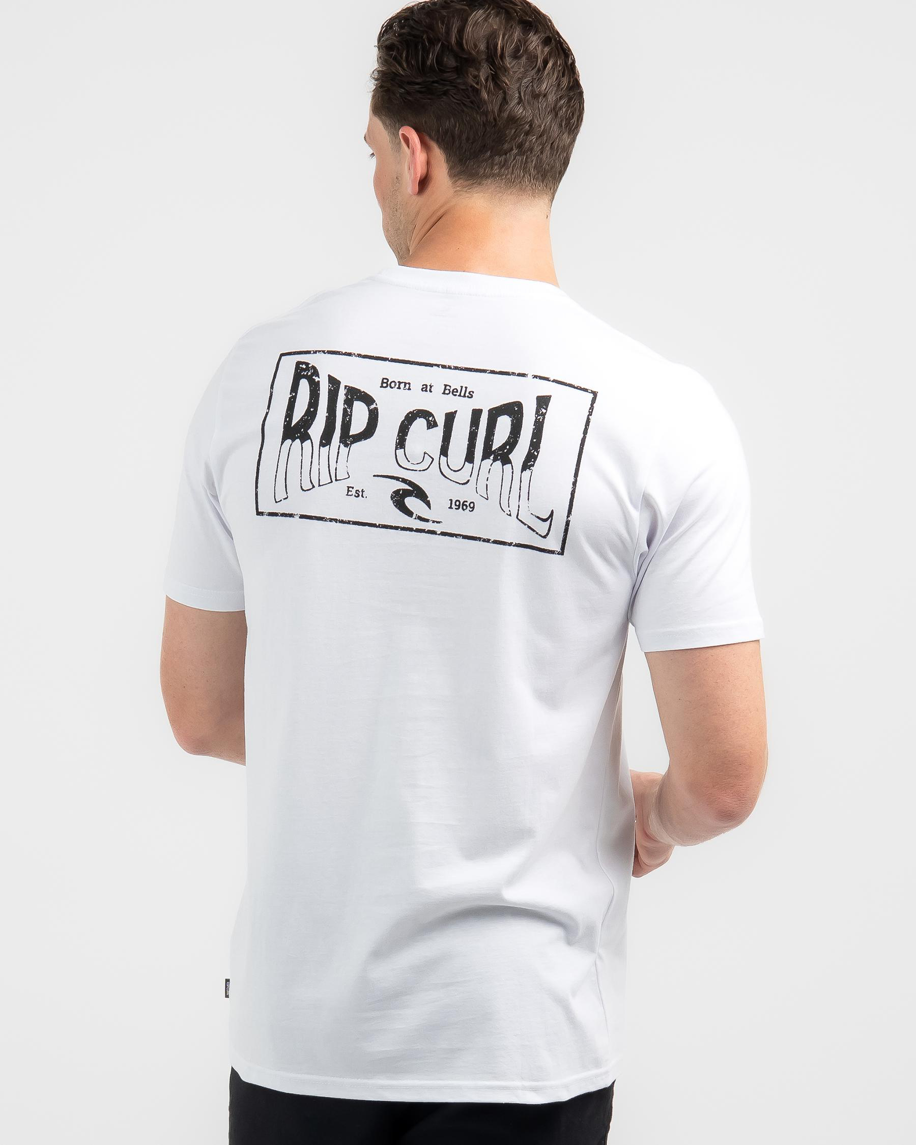 Shop Rip Curl Affinity T-Shirt In White - Fast Shipping & Easy Returns ...