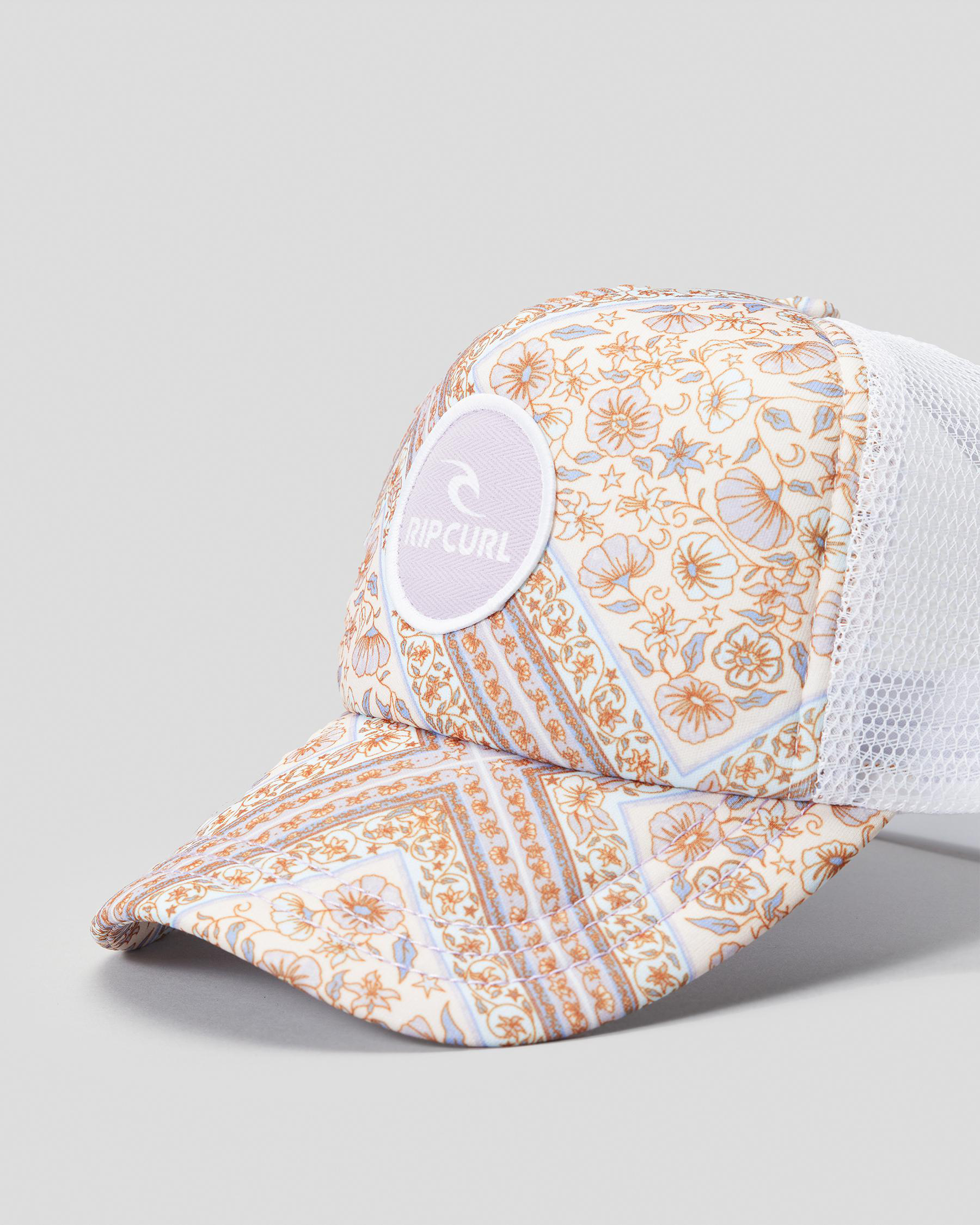 Shop Rip Curl Toddlers' Mixed Trucker Cap In Lilac - Fast Shipping ...