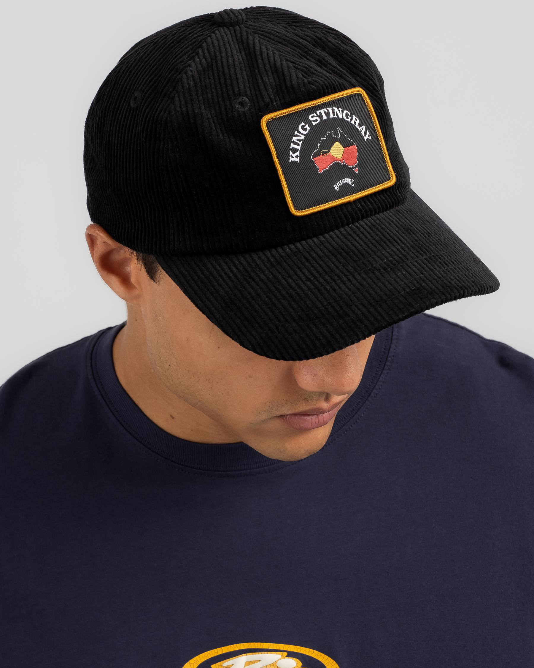 Shop Billabong King Cord Snapback Cap In Black - Fast Shipping & Easy ...