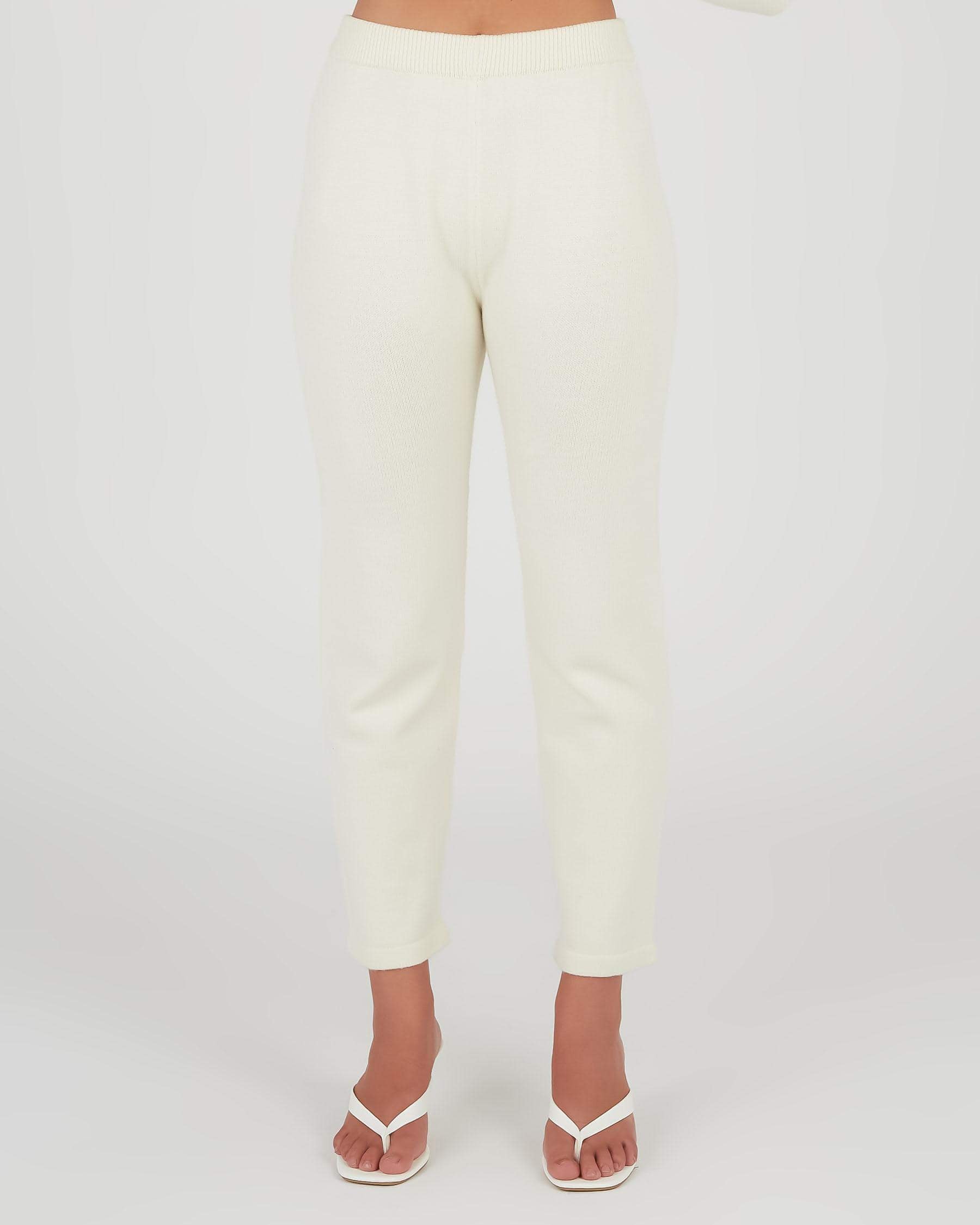 Shop Pink Diamond Bitter Sweet Pants In Cream - Fast Shipping & Easy ...