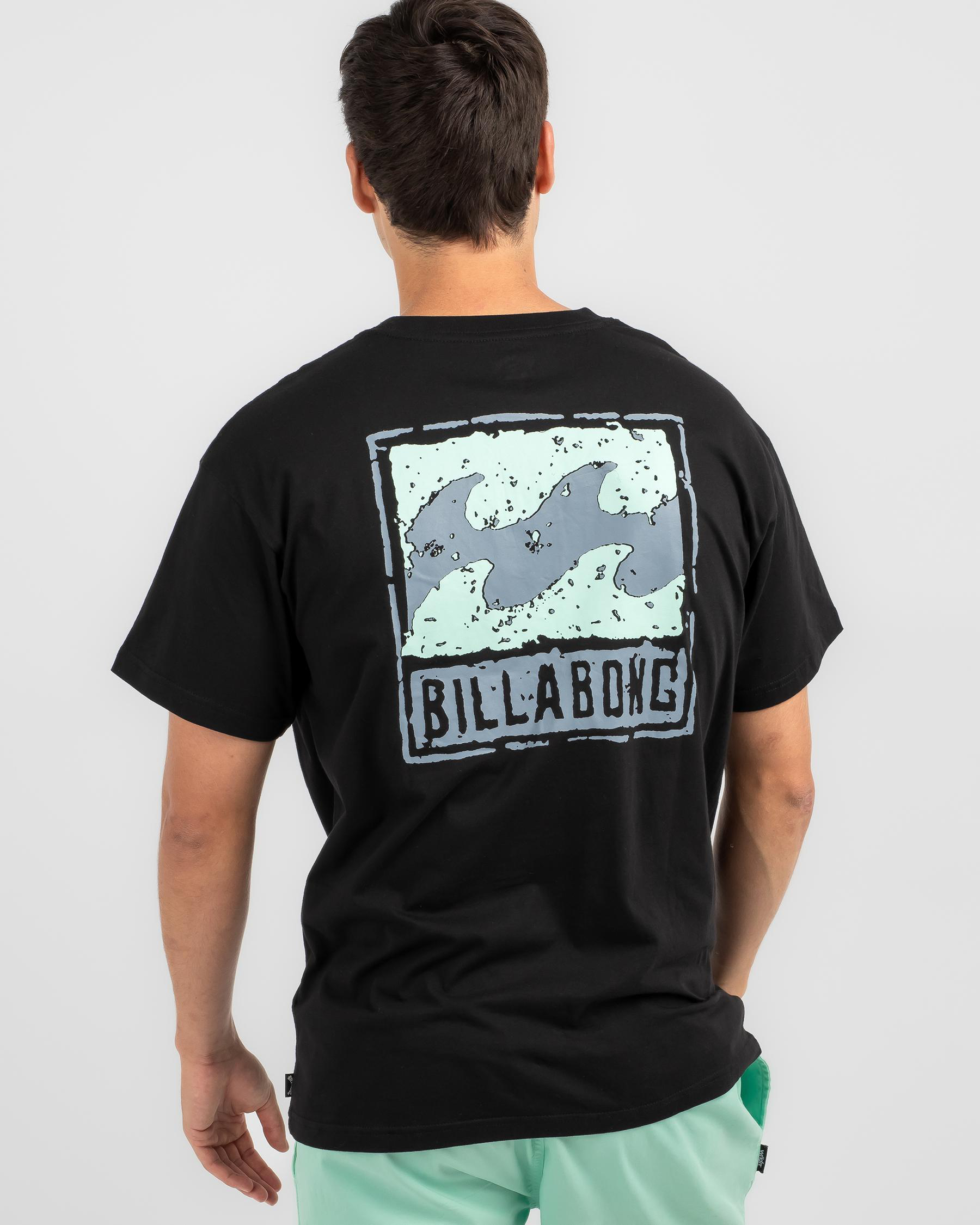 Shop Billabong Stamp T-Shirt In Black - Fast Shipping & Easy Returns ...
