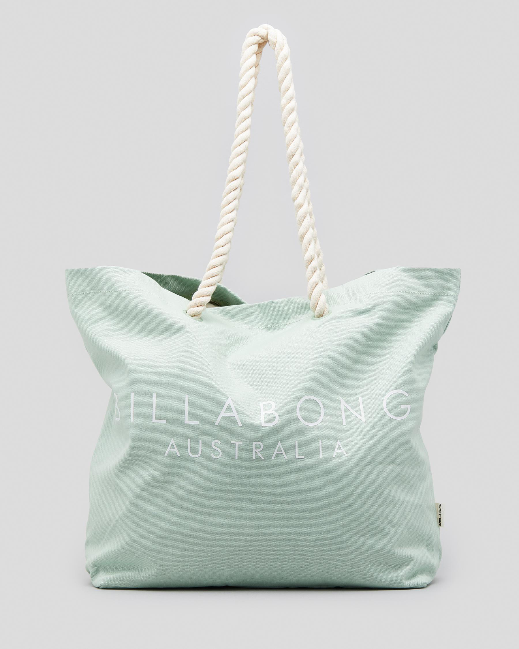 Shop Billabong Serenity Beach Bag In Green Lily - Fast Shipping & Easy ...