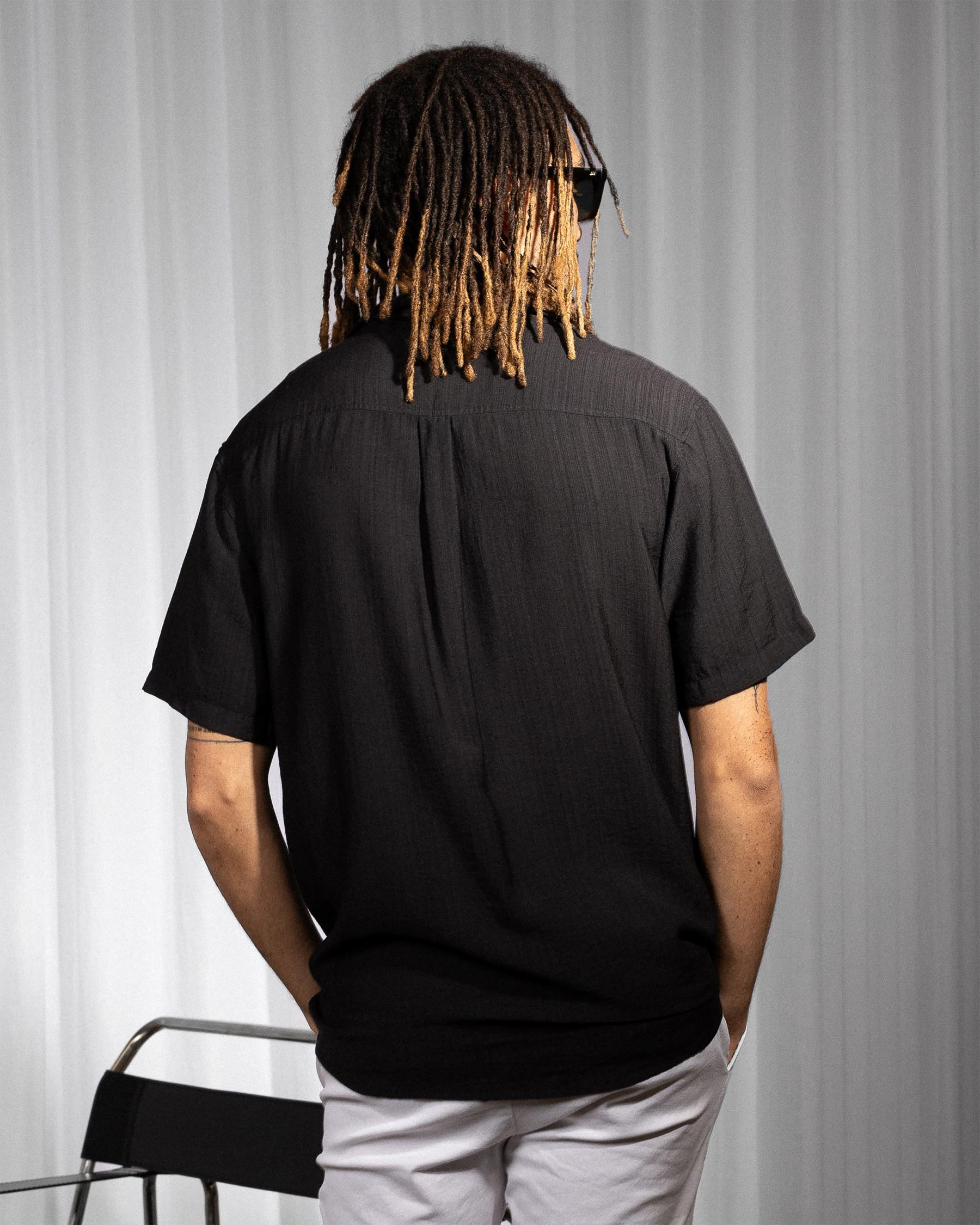 Shop Rusty Razor Blade 2.0 Short Sleeve Shirt In Black - Fast Shipping ...