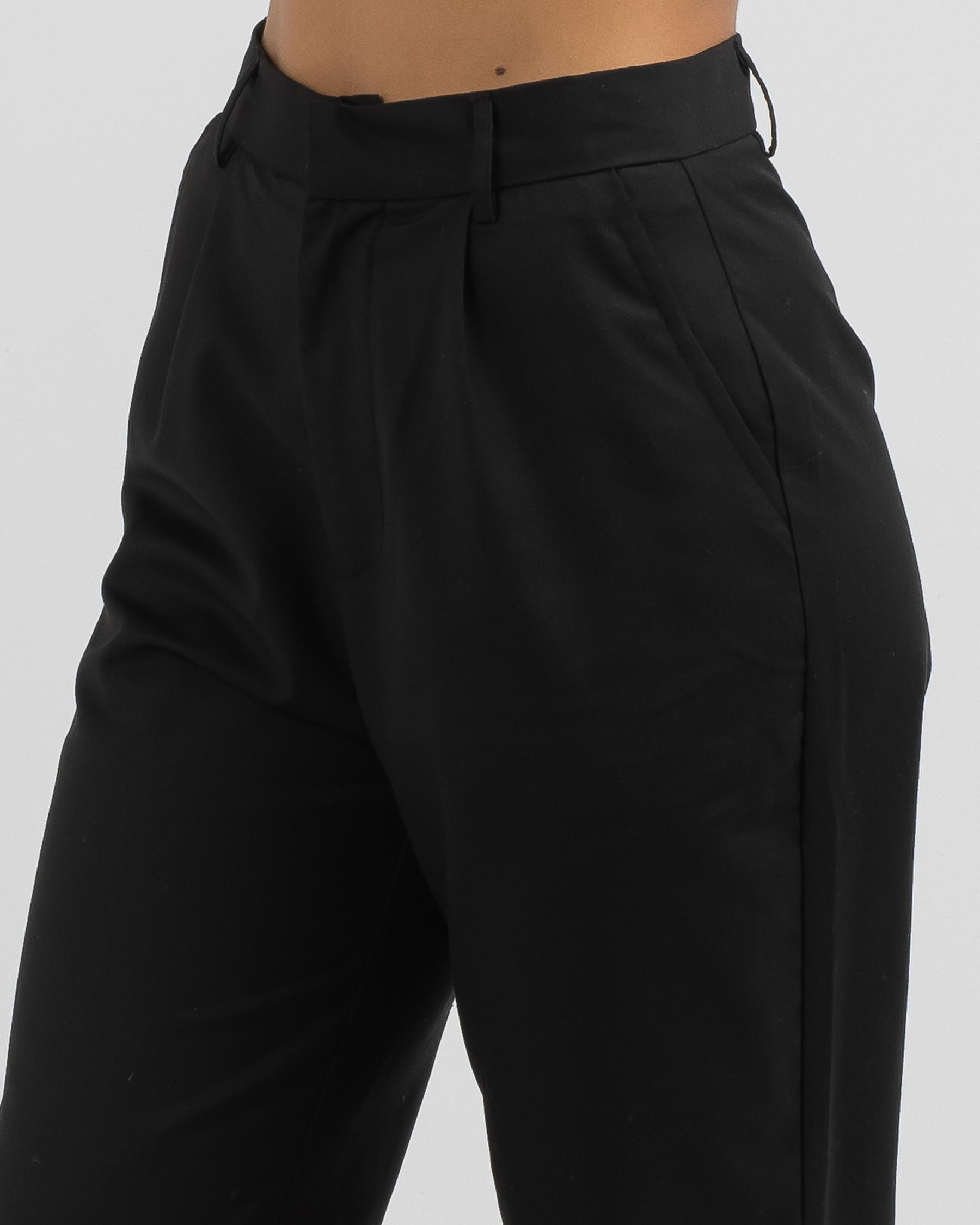 Shop Pink Diamond Kelly Pants In Black - Fast Shipping & Easy Returns ...