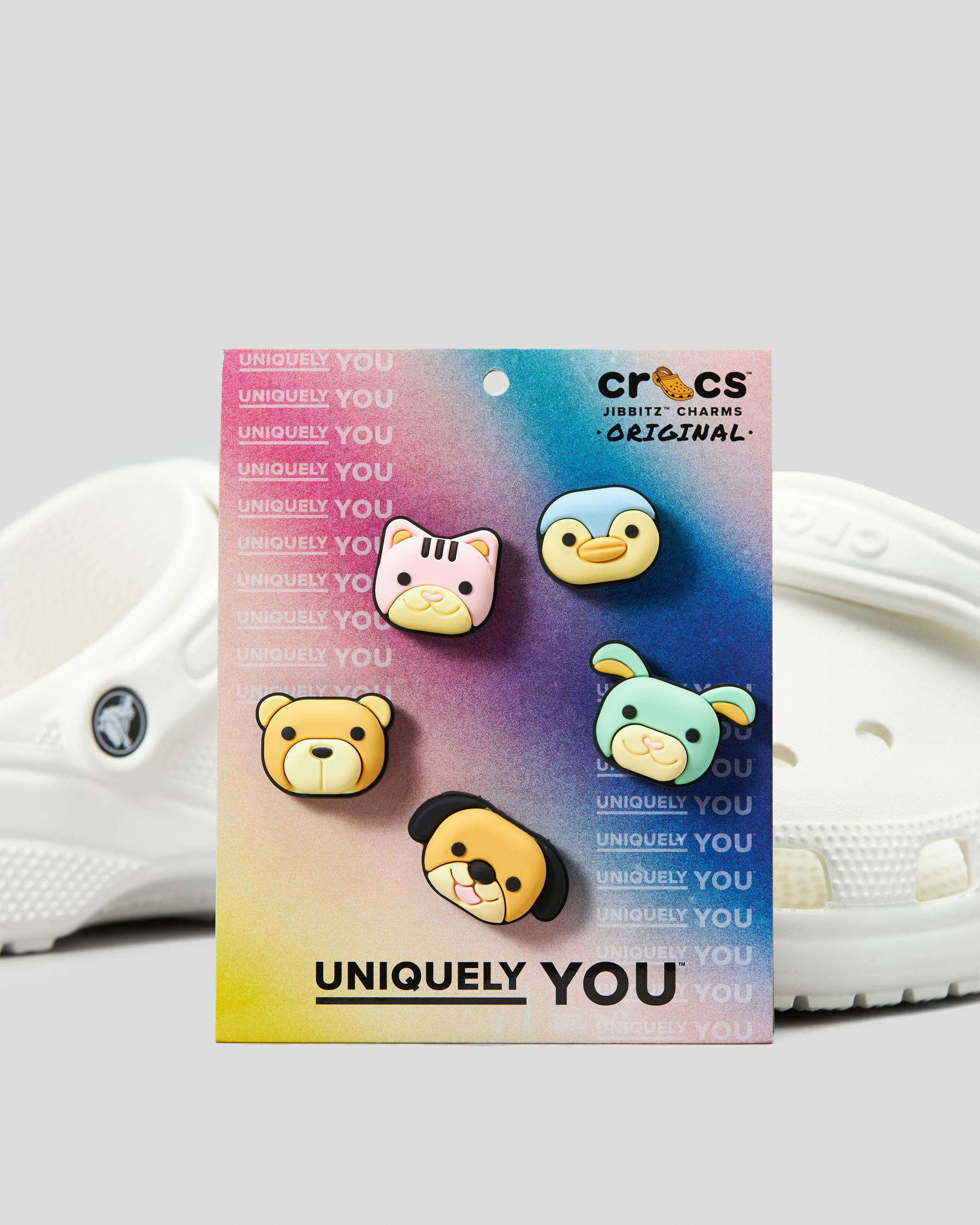 Shop Crocs Cute and Squishy Jibbitz 5 Pack In Multi - Fast Shipping ...