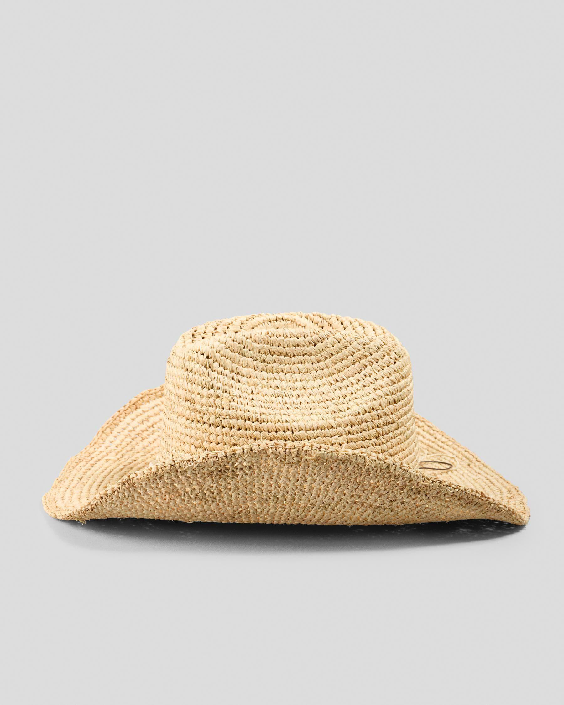 Ava And Ever Molly Cowgirl Hat In Natural - FREE* Shipping & Easy ...