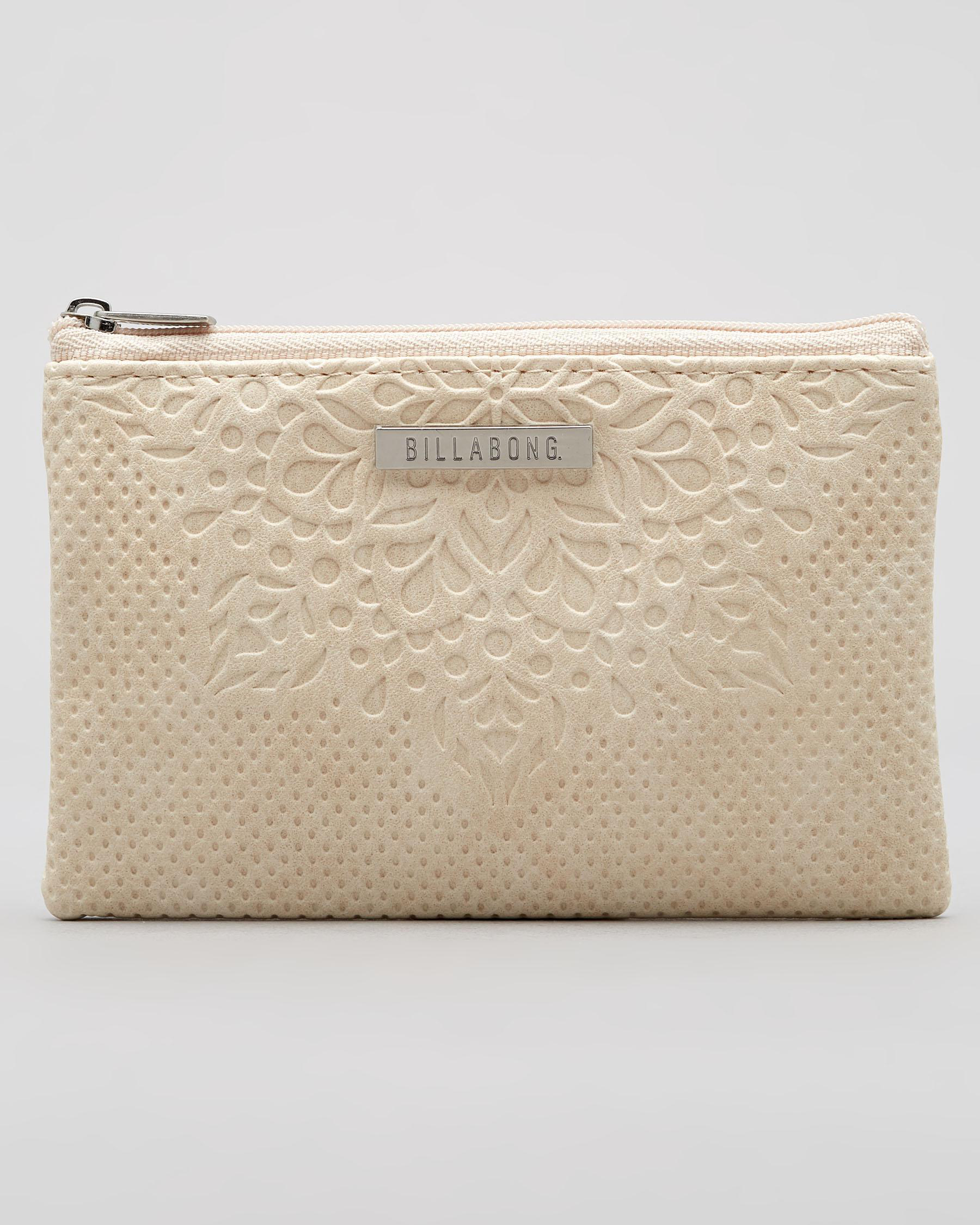 Shop Billabong Florence Coin Purse In Salt Crystal - Fast Shipping ...