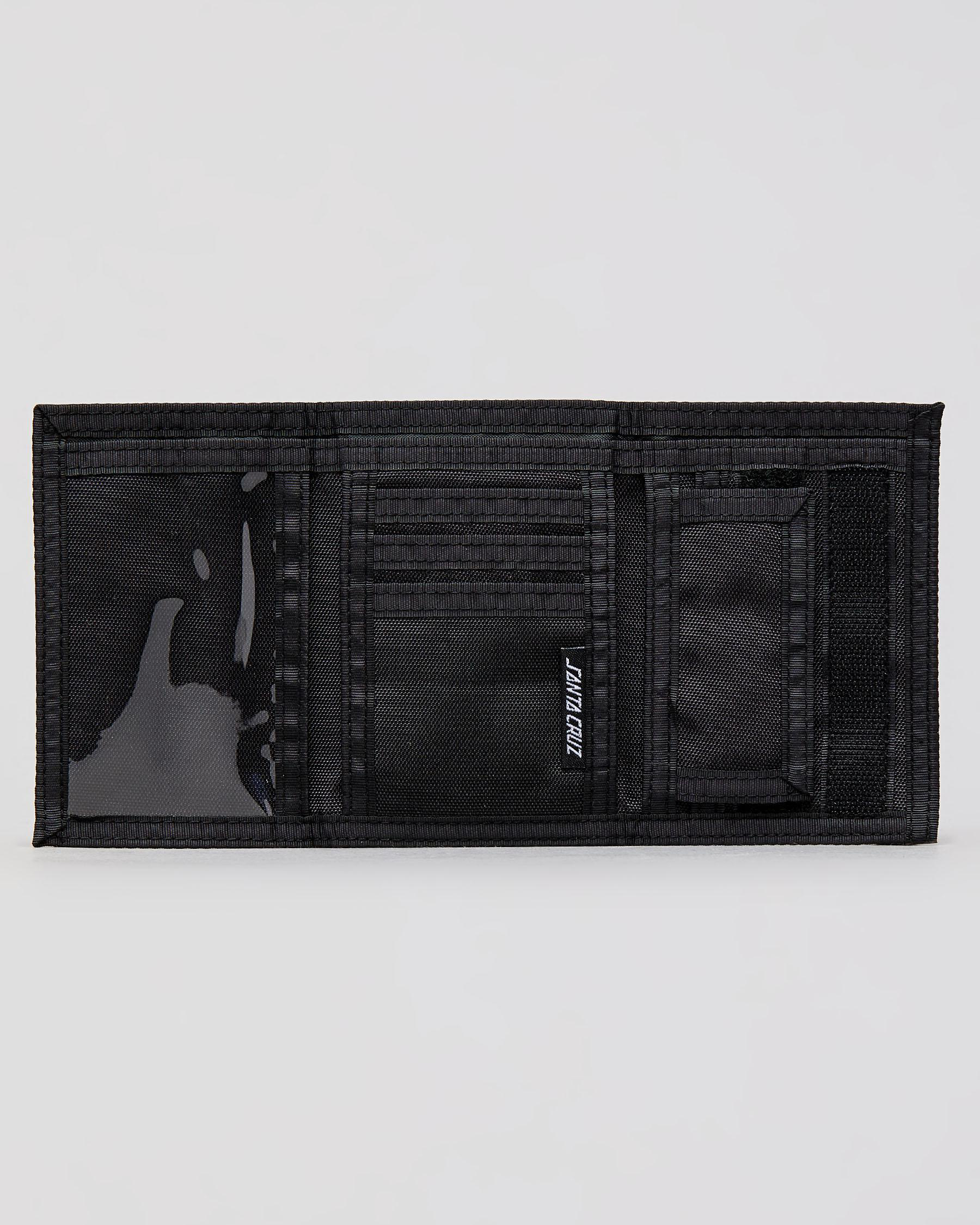 Shop Santa Cruz MFG Dot Wallet In Black - Fast Shipping & Easy Returns ...
