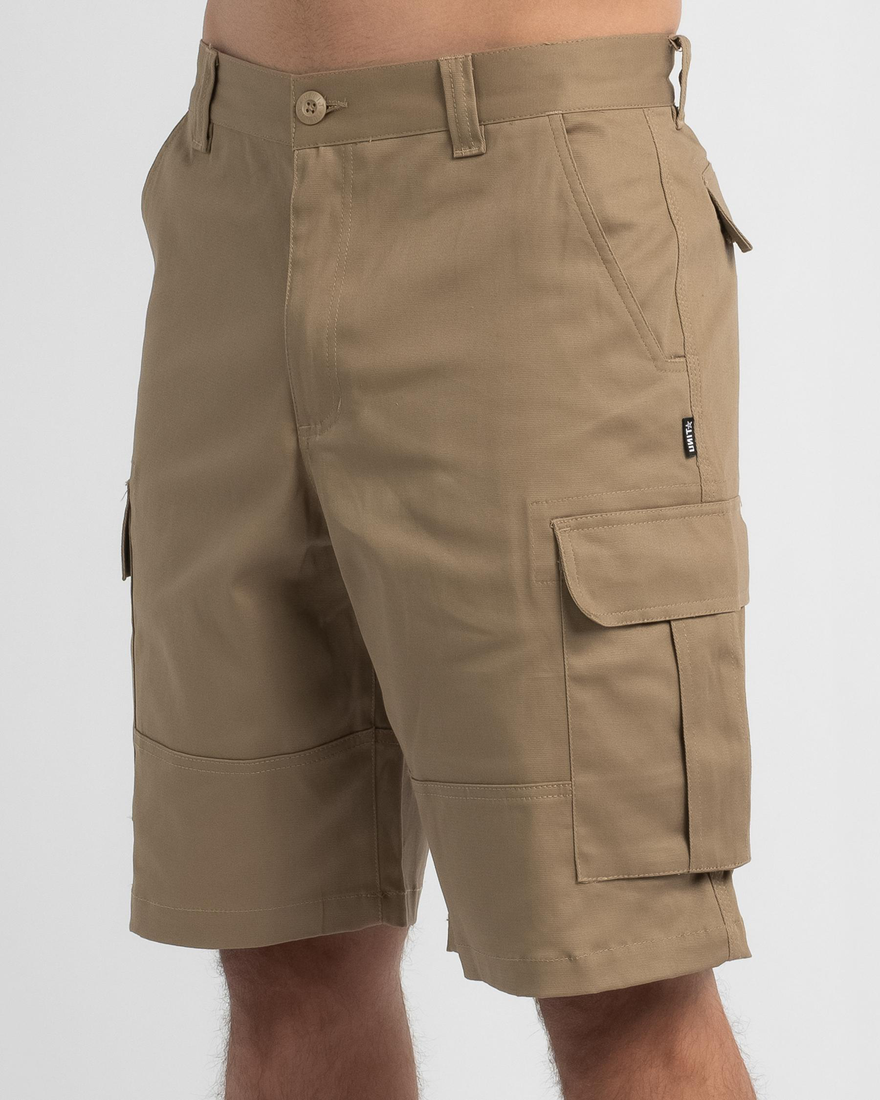 Shop Unit Broadcast Walk Shorts In Khaki - Fast Shipping & Easy Returns ...