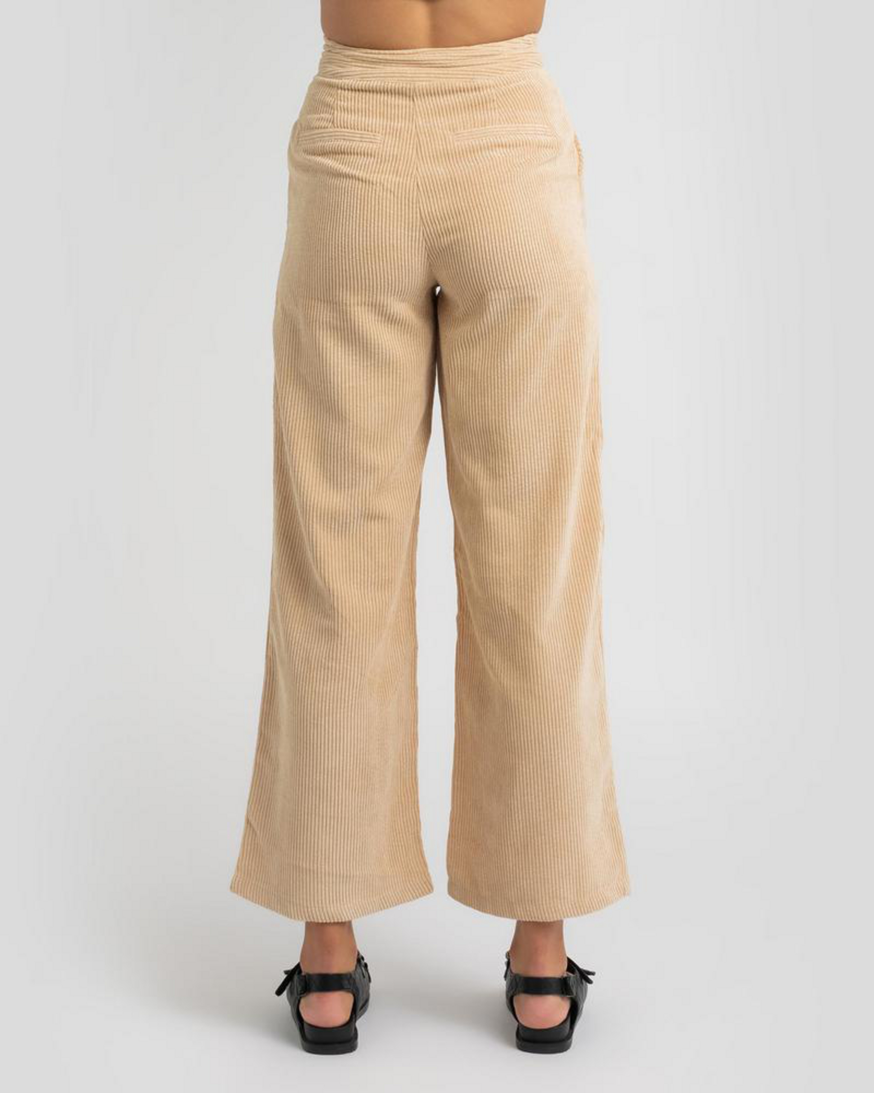 Shop Ava And Ever Denver Pants In Straw - Fast Shipping & Easy Returns ...