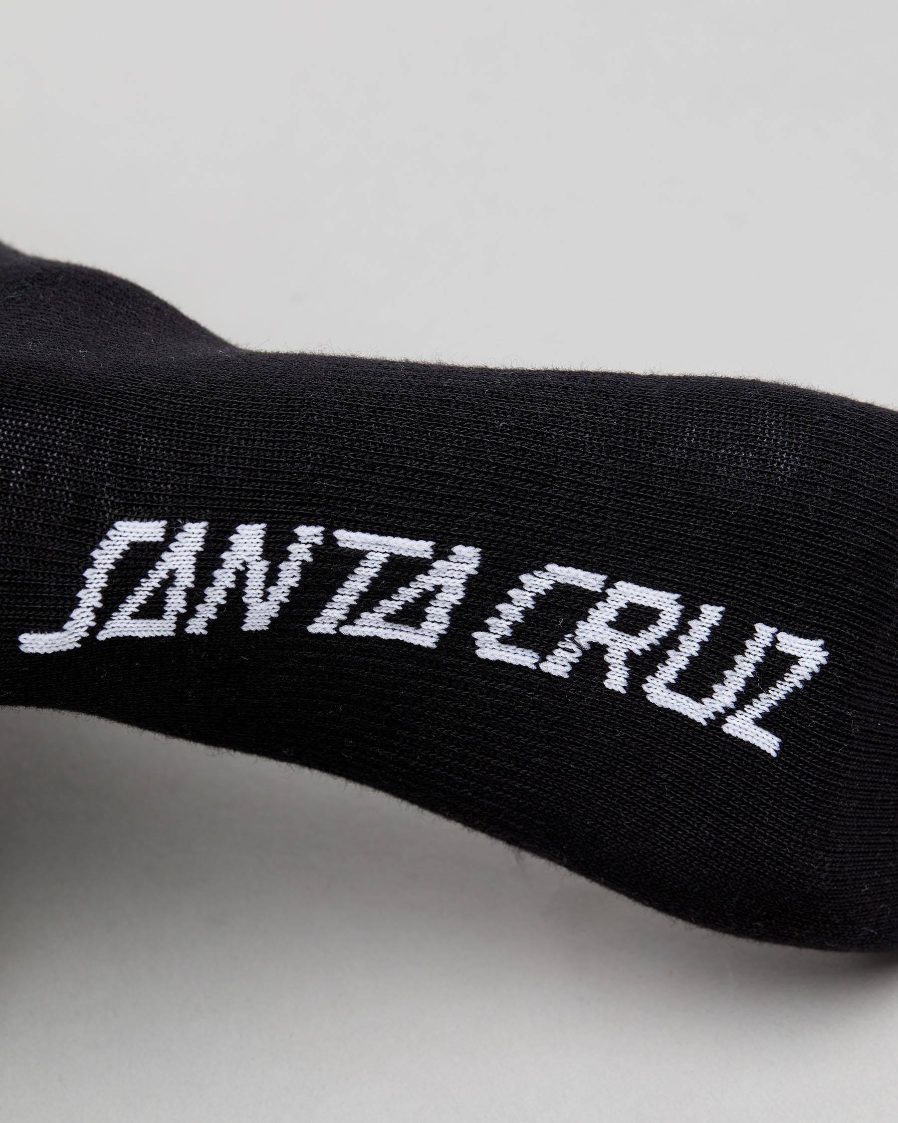 Santa Cruz Mono Hand Socks 4 Pack In Assorted - FREE* Shipping & Easy ...