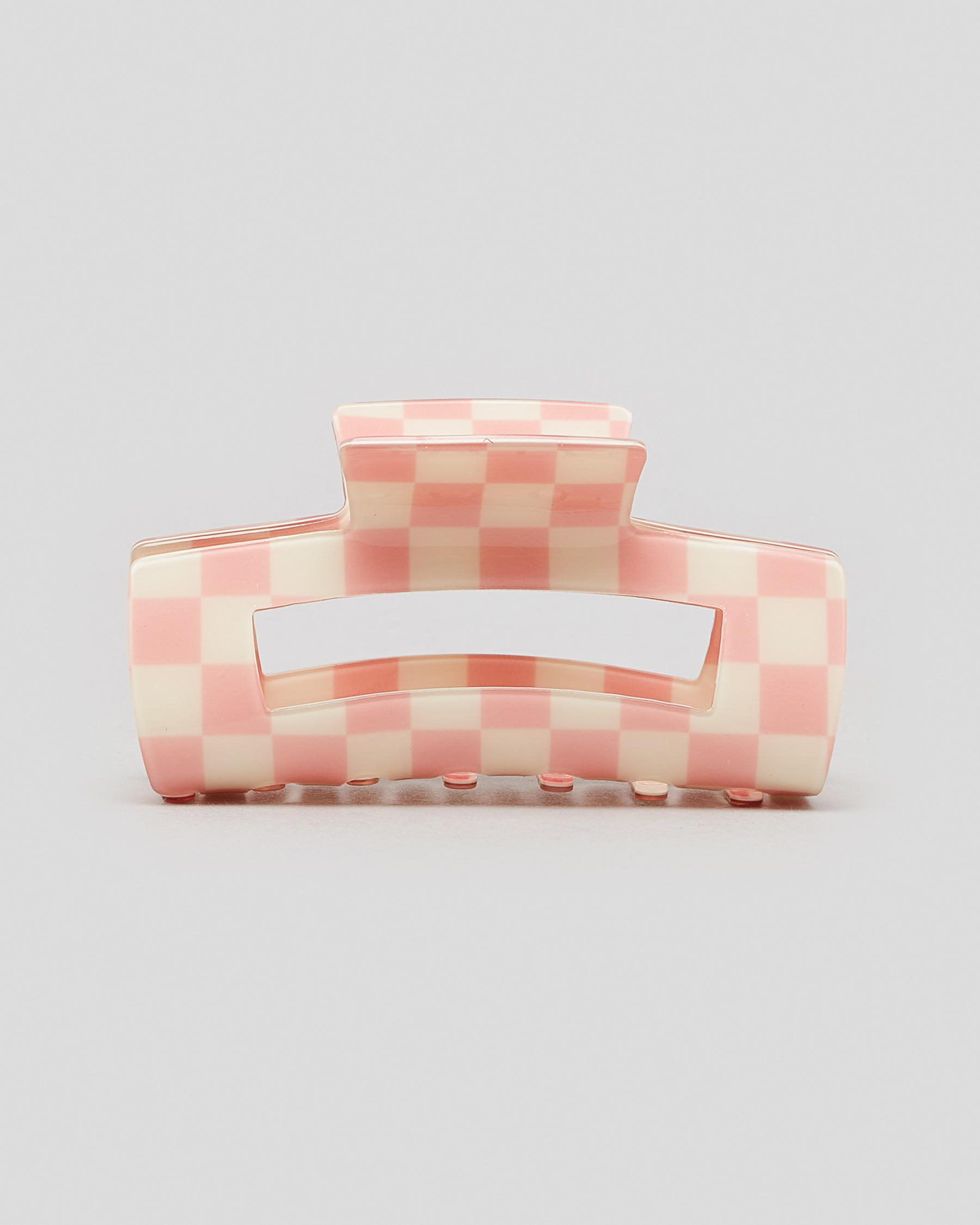 Shop Karyn In LA Kristy Hair Claw Clip In Pink - Fast Shipping & Easy ...