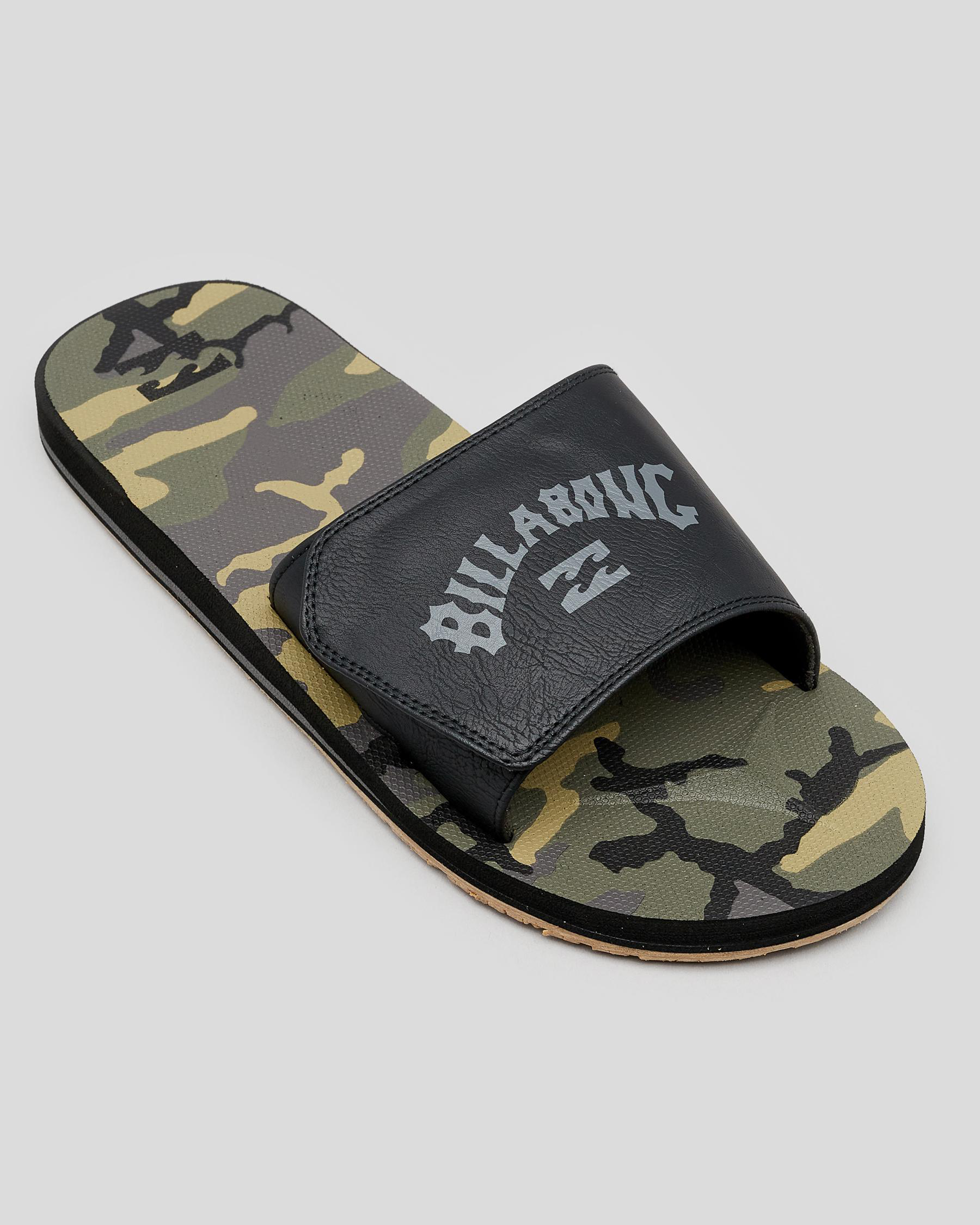 Shop Billabong All Day Impact Slides In Camo - Fast Shipping & Easy ...