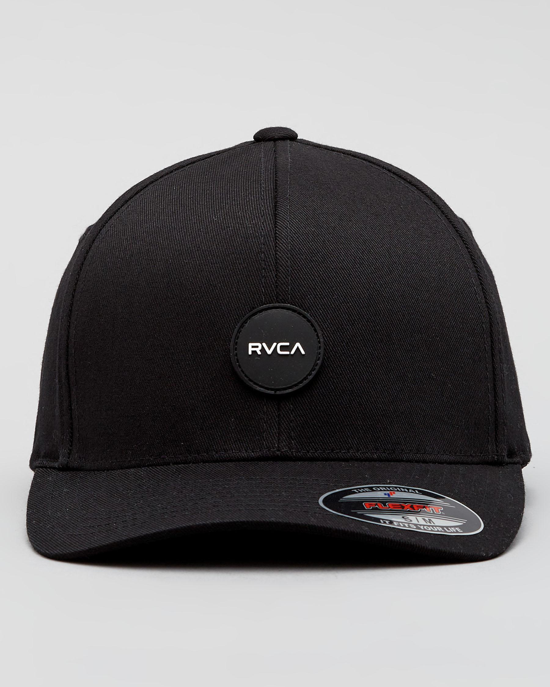 Shop RVCA Shane Flexfit Cap In Black - Fast Shipping & Easy Returns ...