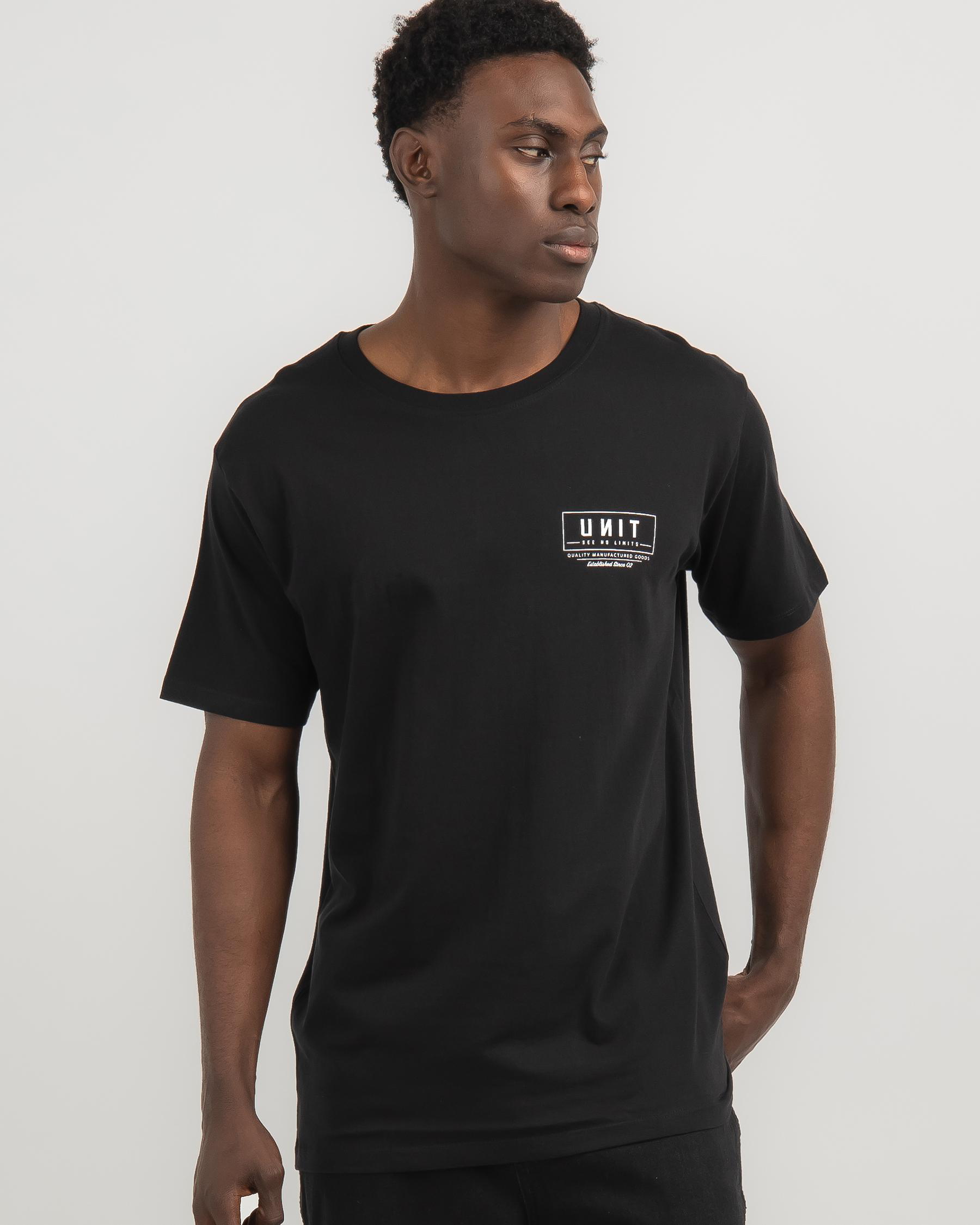 Unit Stance T-Shirt In Black - Fast Shipping & Easy Returns - City ...
