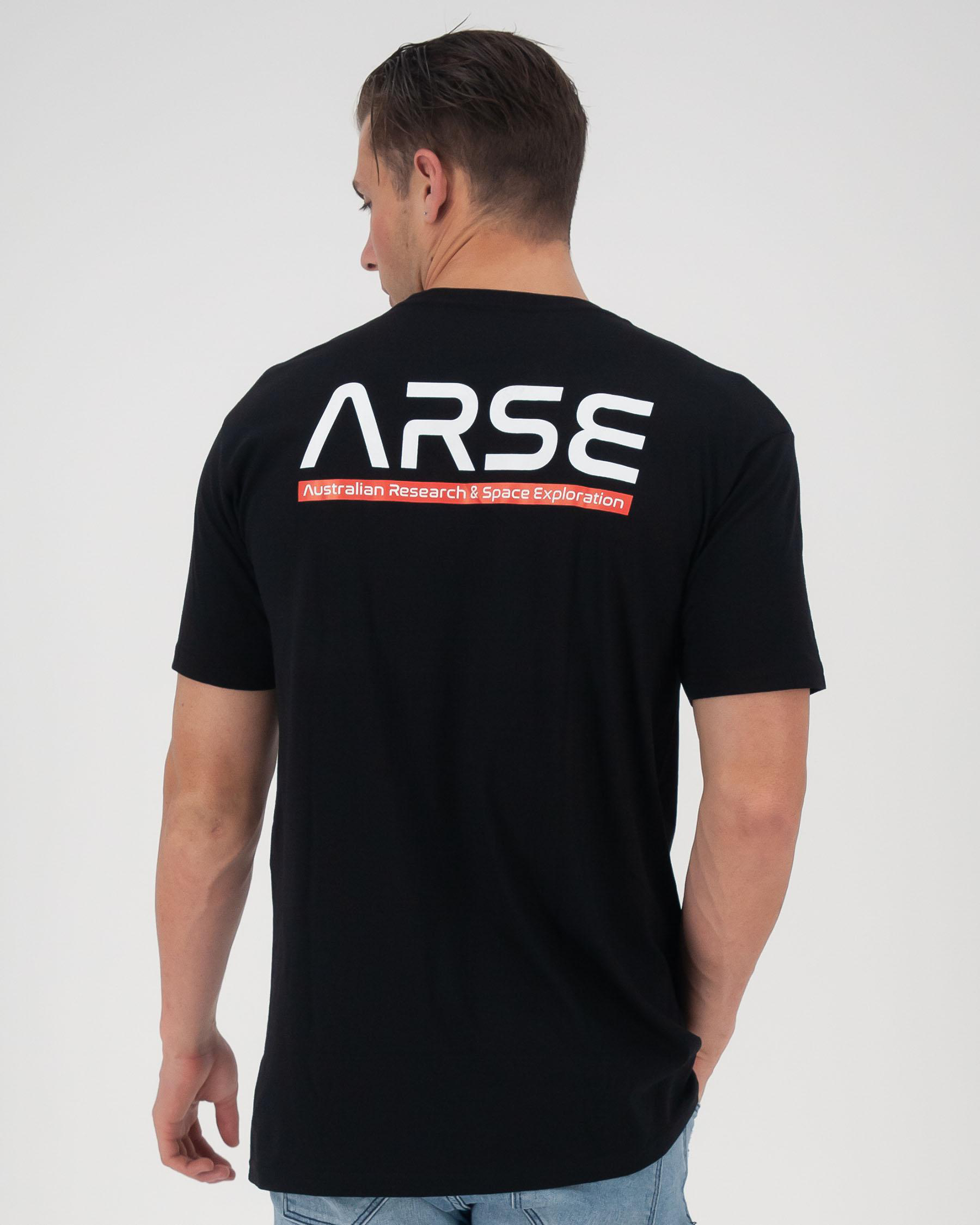 Shop ARSE Discovery T-Shirt In Black - Fast Shipping & Easy Returns ...