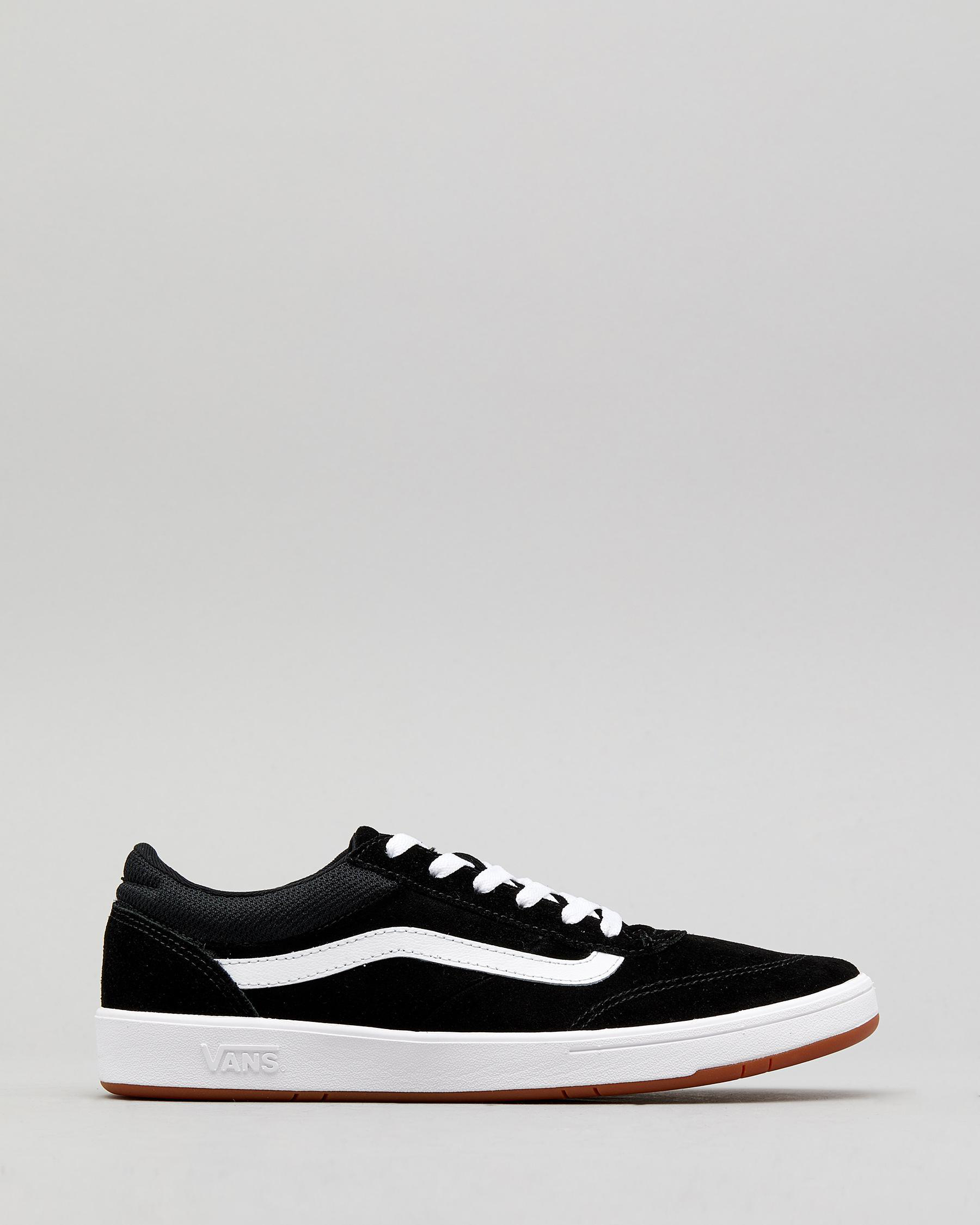 Shop Vans Cruze Comfy Cush Shoes In (Staple) Black/true White - Fast ...