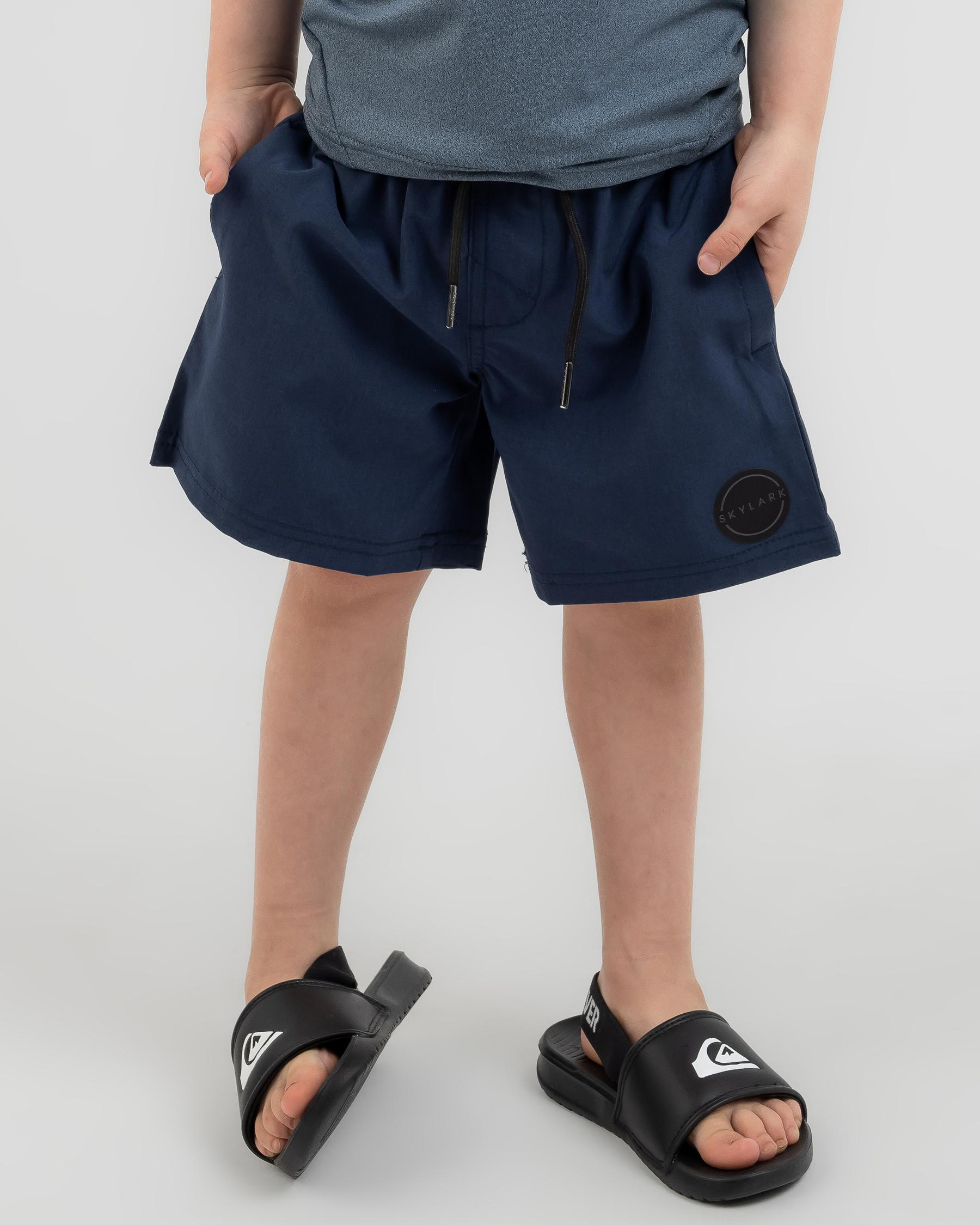 Shop Skylark Toddlers' Obligate Mully Shorts In Navy - Fast Shipping ...