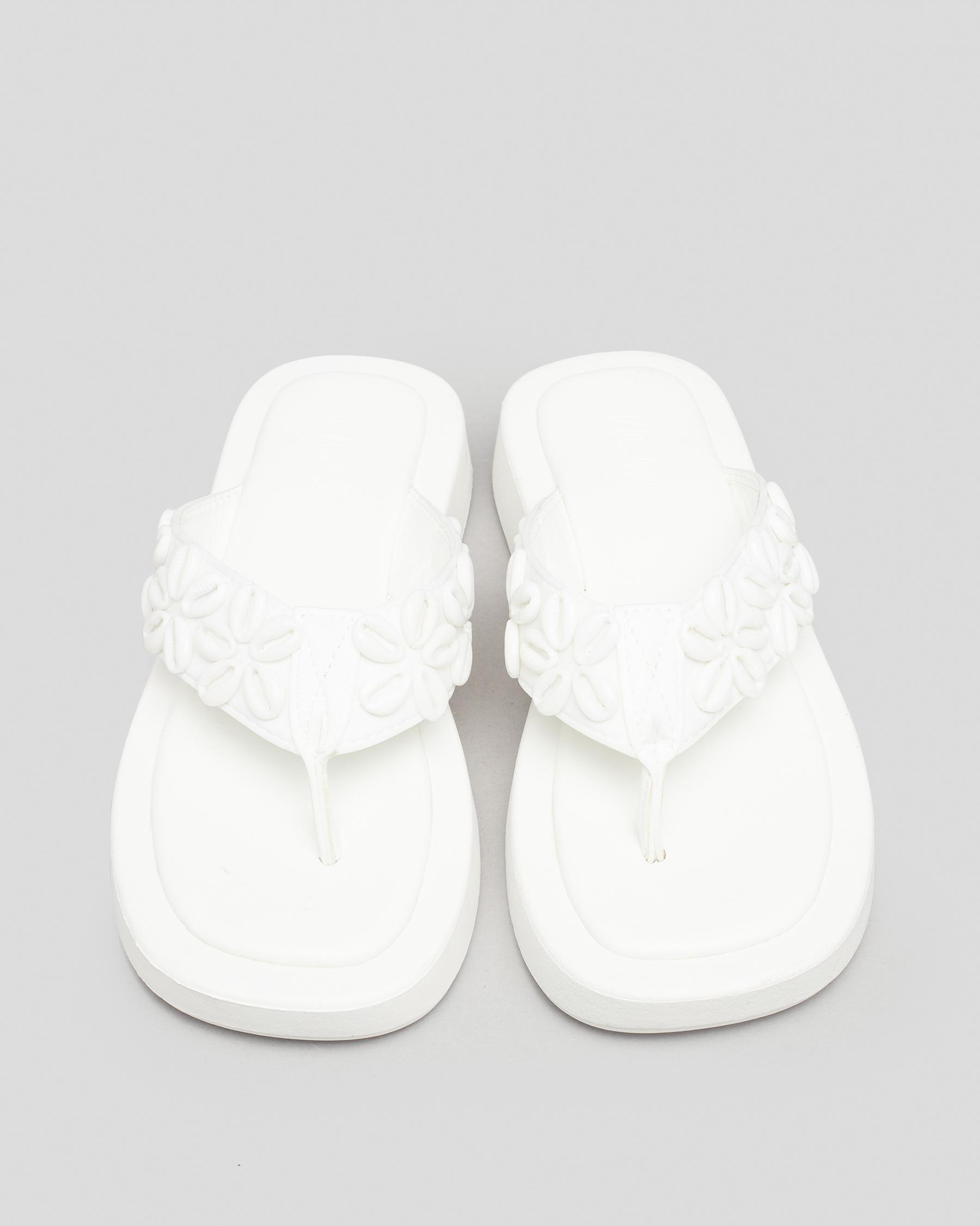 Shop Mooloola Seashell Sandal In Seashell - Fast Shipping & Easy ...