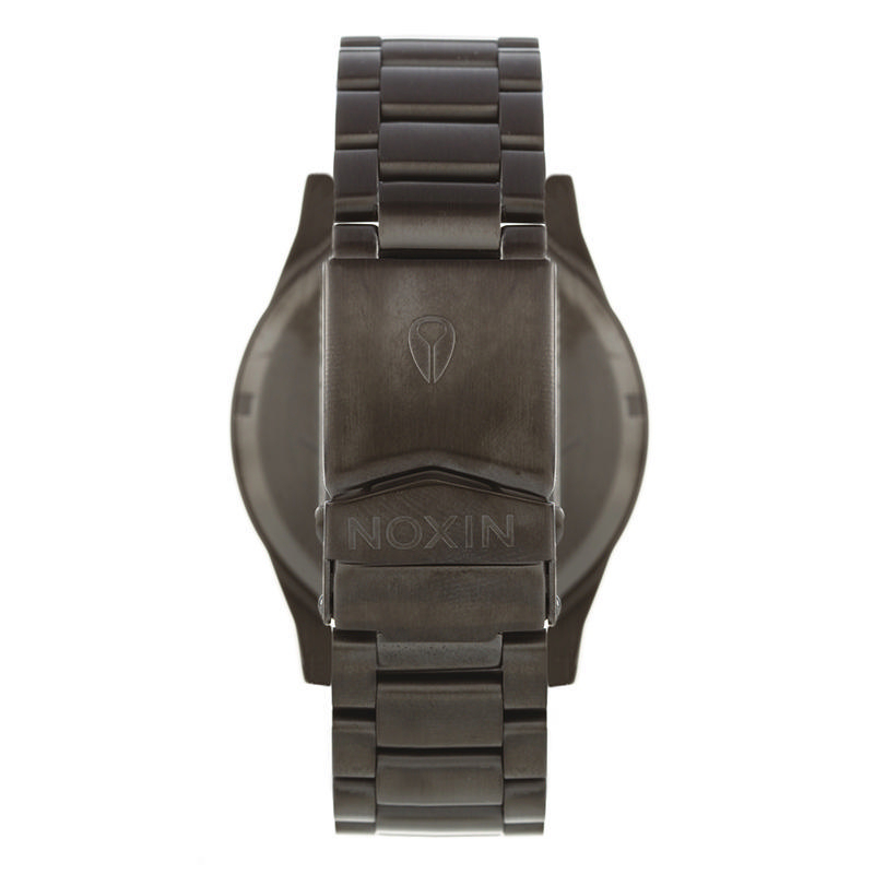 Shop Nixon Sentry Ss Watch In Gunmetal/gray - Fast Shipping & Easy ...