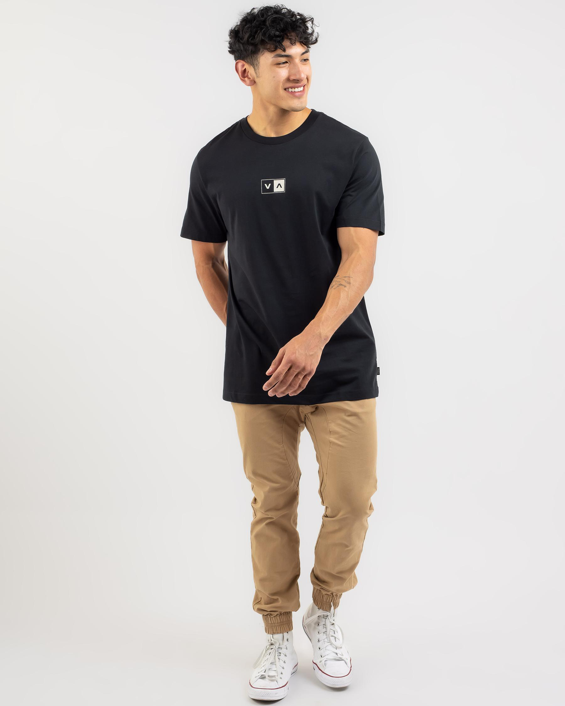 Shop RVCA Upside T-Shirt In Black - Fast Shipping & Easy Returns - City ...