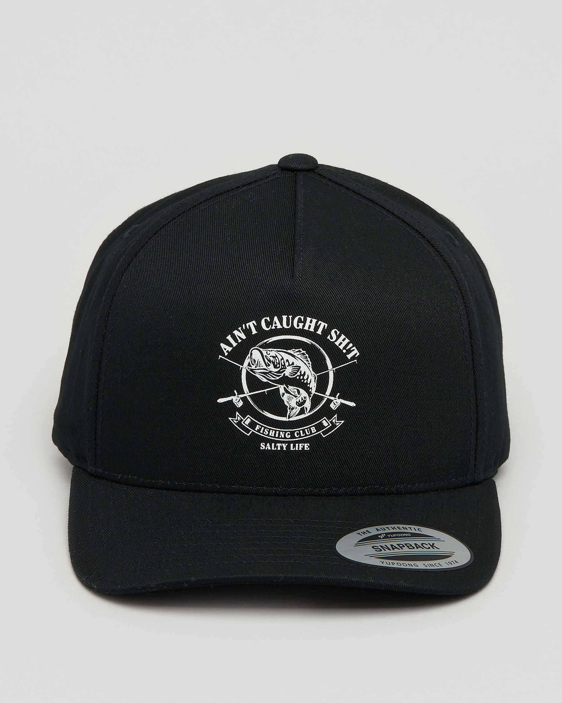 Shop Salty Life A.C.S Snapback Cap In Black - Fast Shipping & Easy ...