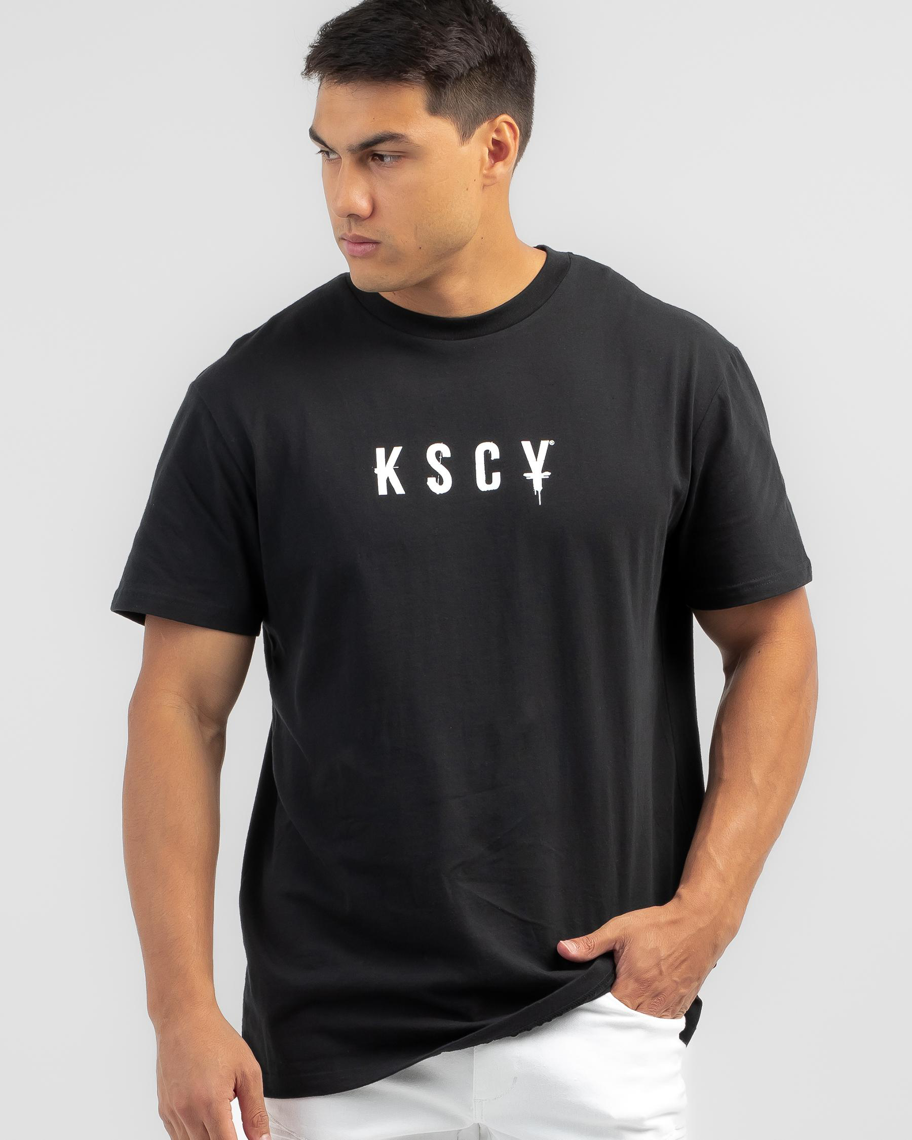 Shop Kiss Chacey Echoes Relaxed Fit T-Shirt In Jet Black - Fast ...
