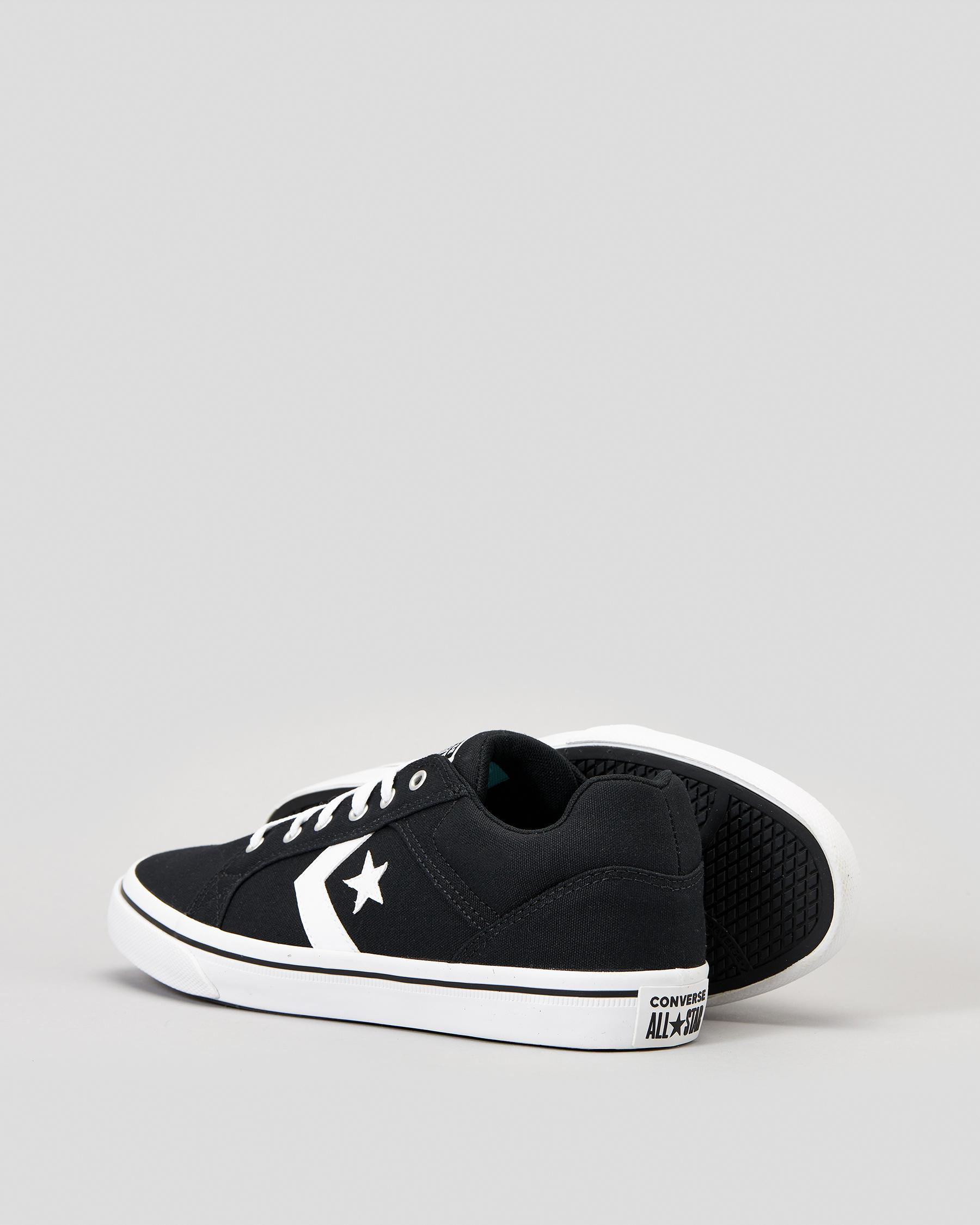 Shop Converse El Distrito 2.0 Shoes In Black/white - Fast Shipping ...