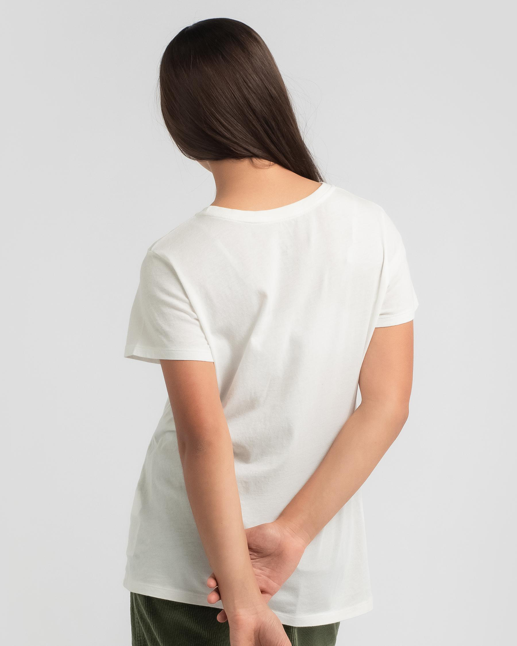 Shop Billabong Girls' Coco Loco T-Shirt In Salt Crystal - Fast Shipping ...