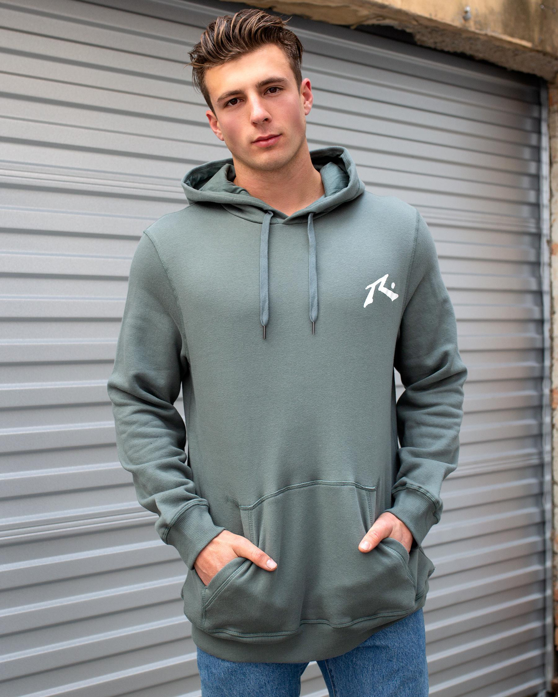 Shop Rusty Competition Hoodie In Grey Marle - Fast Shipping & Easy ...