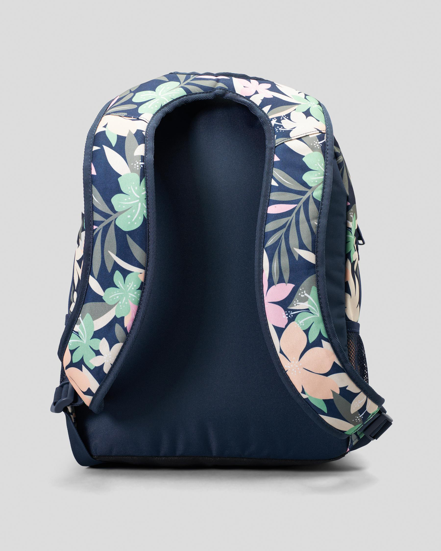 Shop Roxy Shadow Swell Printed Backpack In Naval Academy Ilacabo - Fast ...