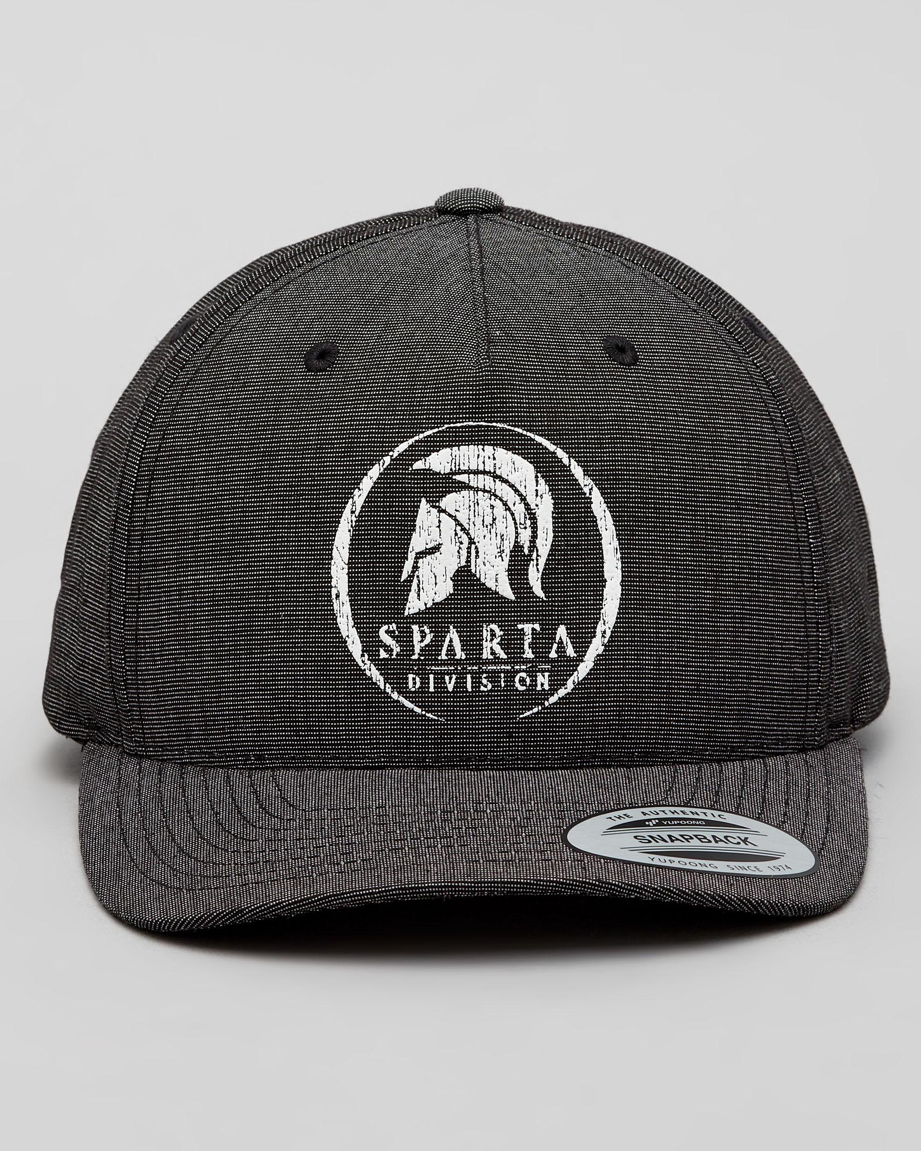 Shop Sparta Encircled Snapback Cap In Black - Fast Shipping & Easy ...