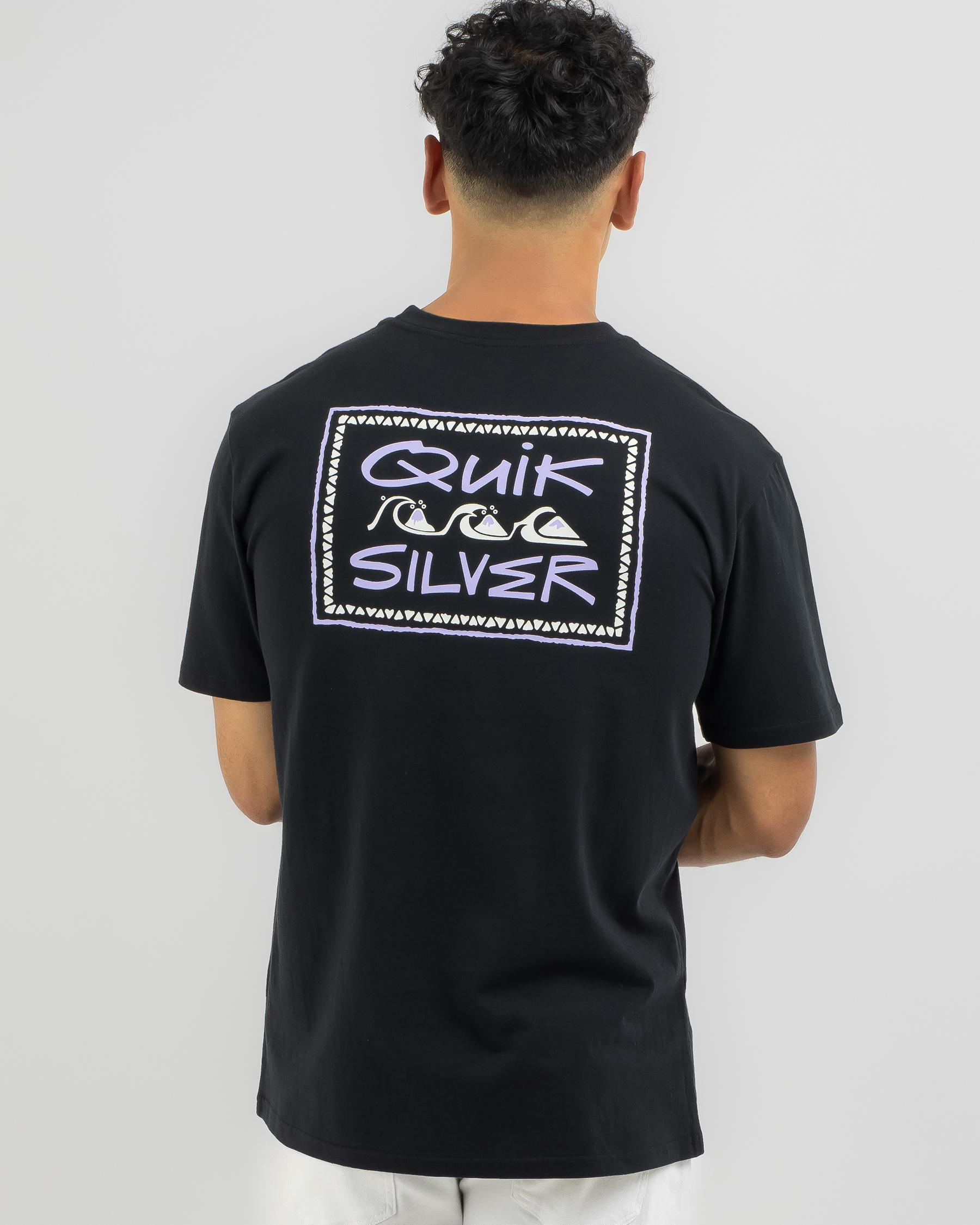 Shop Quiksilver Quik Frame T-Shirt In Black - Fast Shipping & Easy ...