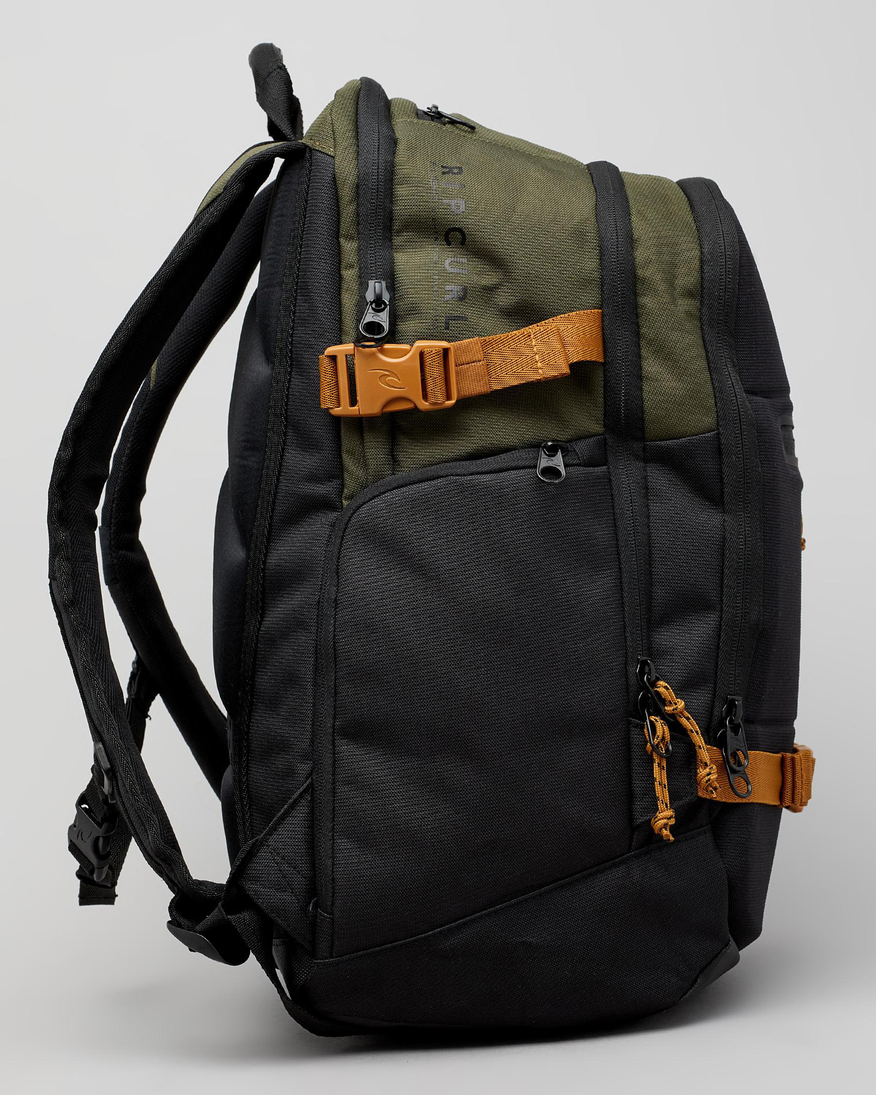 Shop Rip Curl F-Light Posse 34L Combine Backpack In Dark Olive - Fast ...