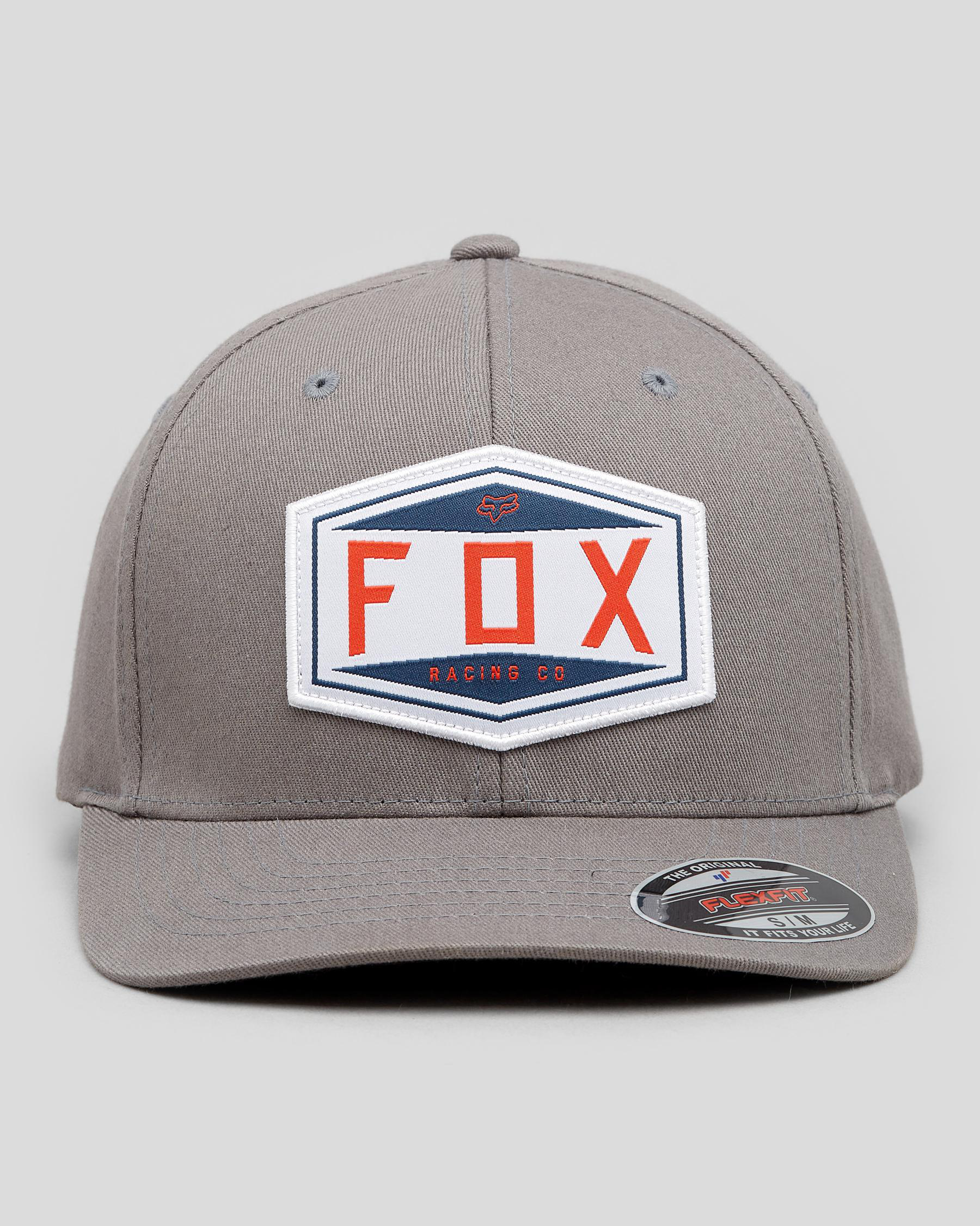Shop Fox Emblem Flexfit Cap In Pewter - Fast Shipping & Easy Returns ...