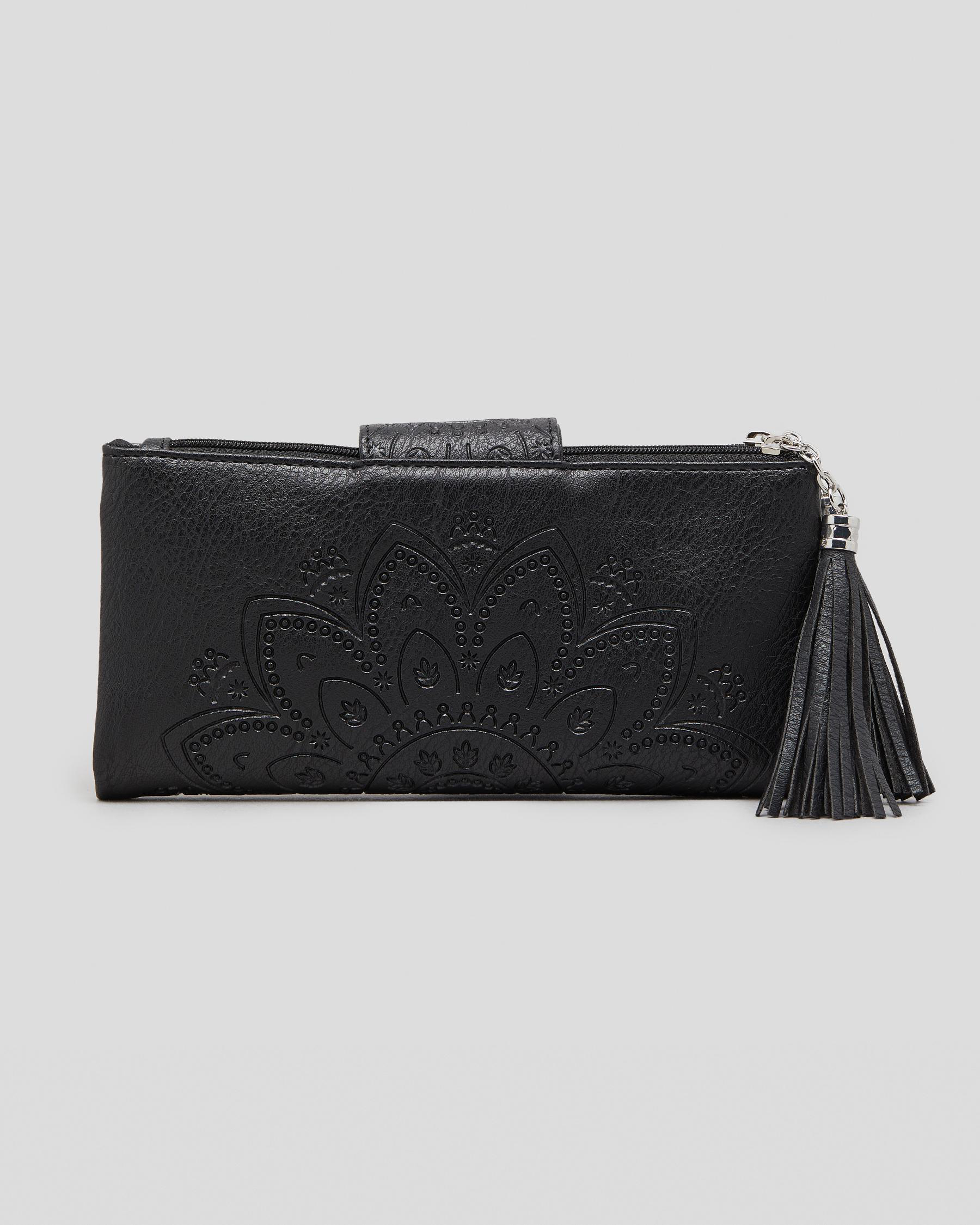 Shop Mooloola Emma Wallet In Black - Fast Shipping & Easy Returns ...