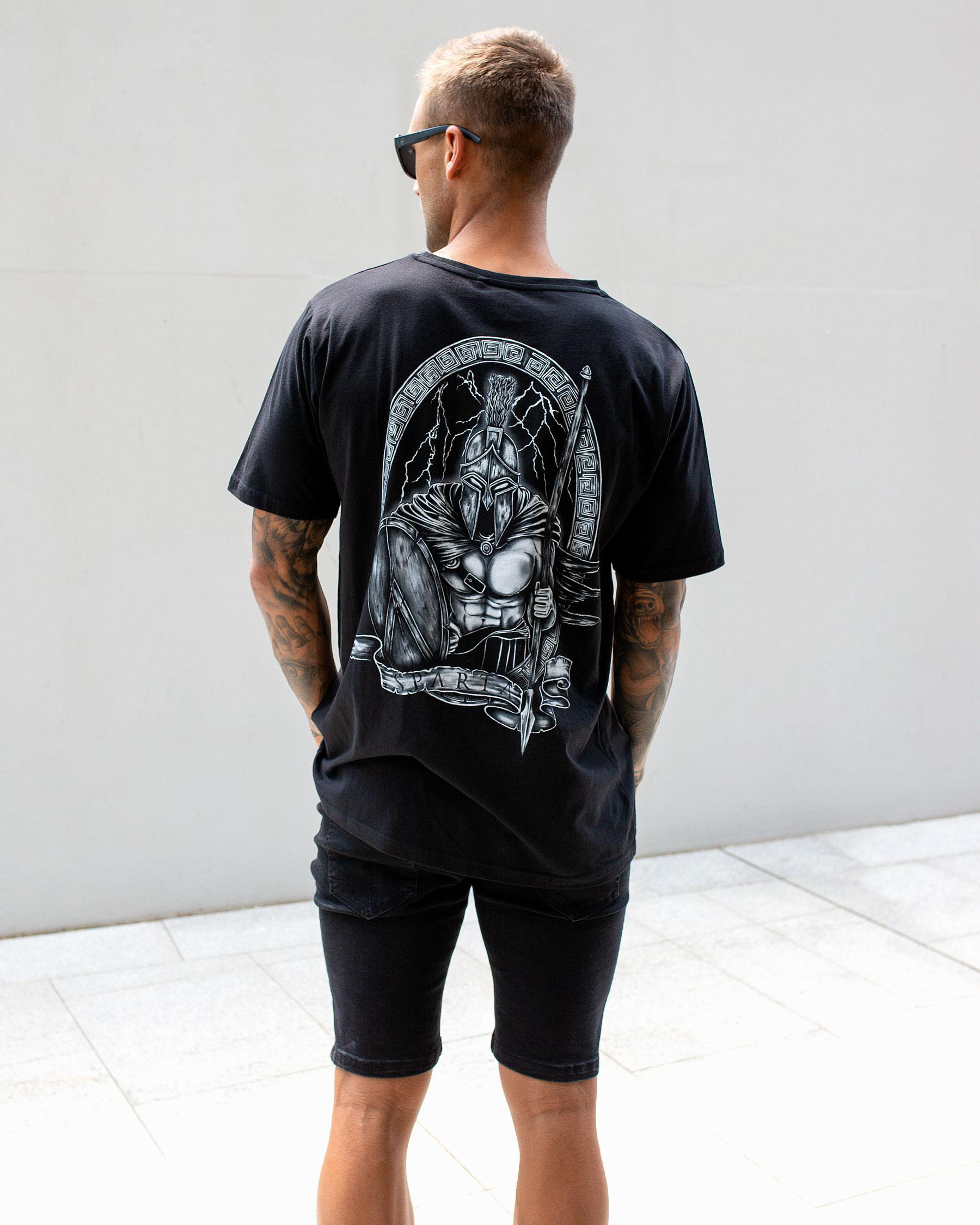 Sparta Combat T-Shirt In Black - FREE* Shipping & Easy Returns - City ...