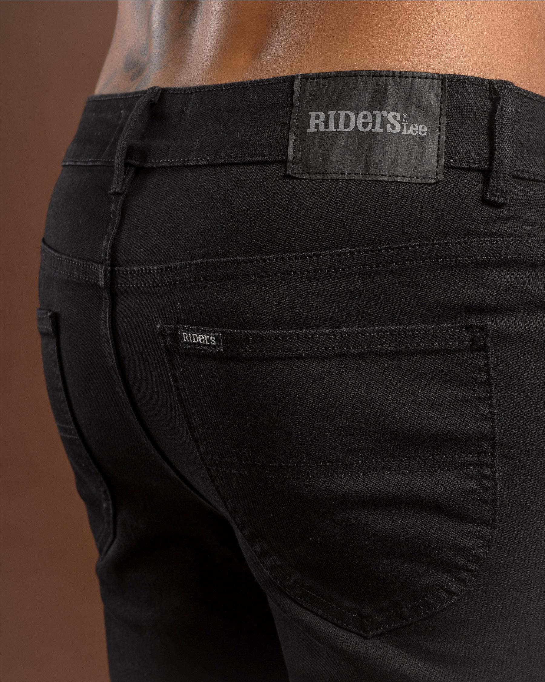 Shop Riders R2 Slim Tapered Jeans In Black Custom - Fast Shipping ...