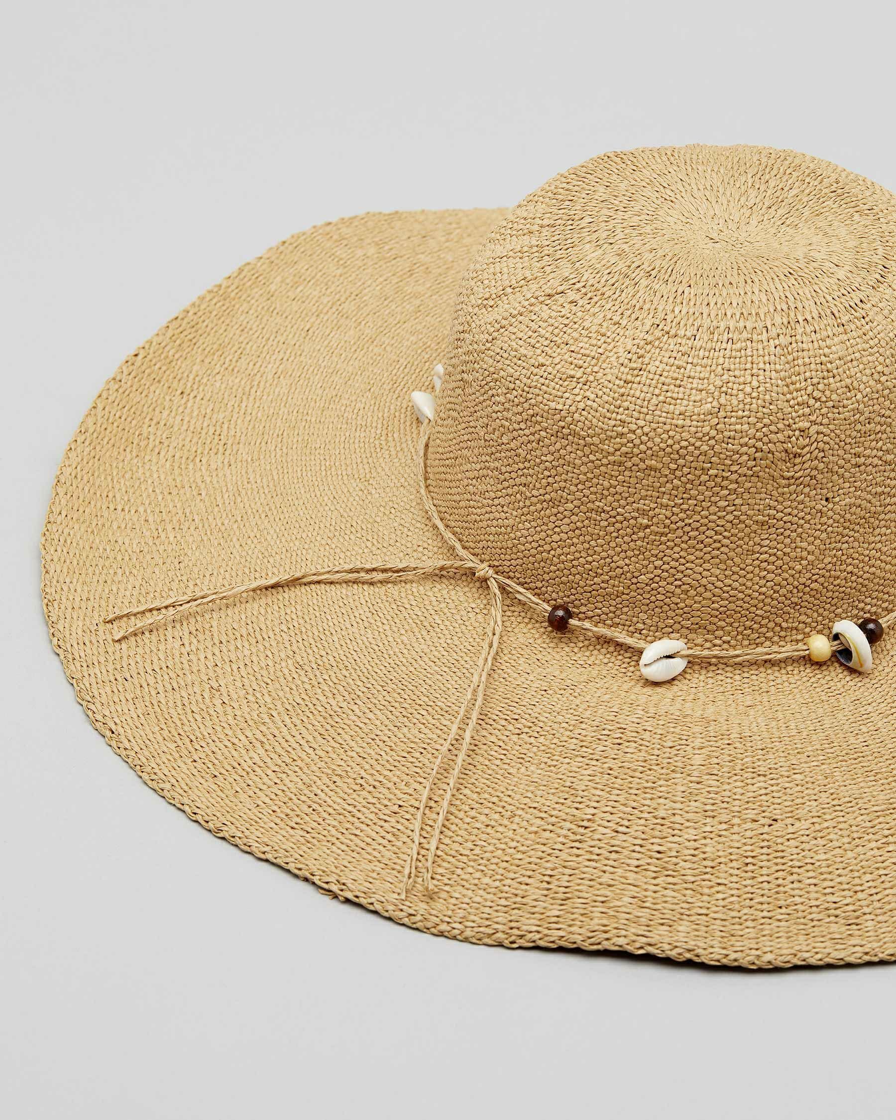 Shop Mooloola Shelby Floppy Hat In Caramel - Fast Shipping & Easy ...